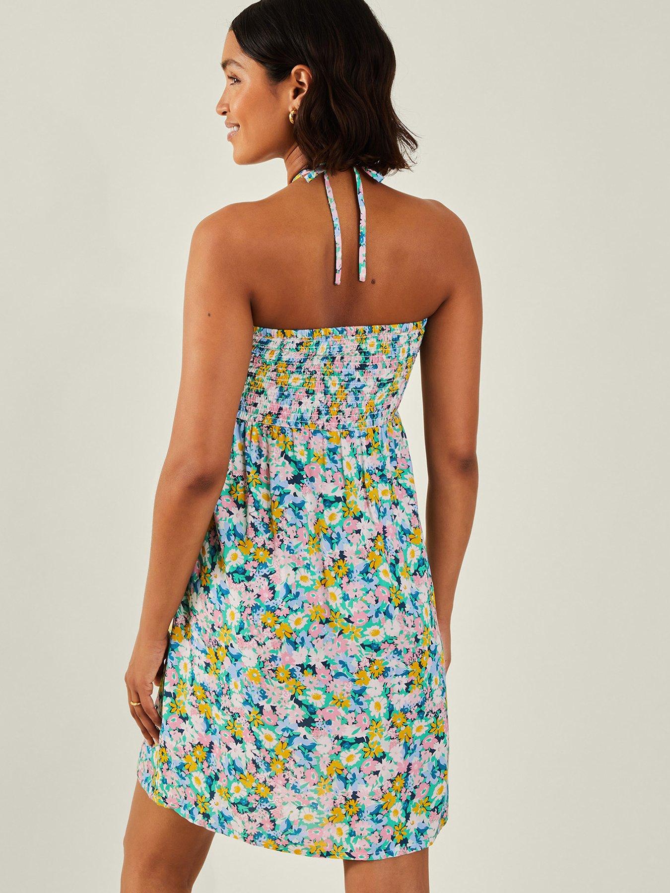 Accessorize Ditsy Floral Bandeau Dress - Multi | Very