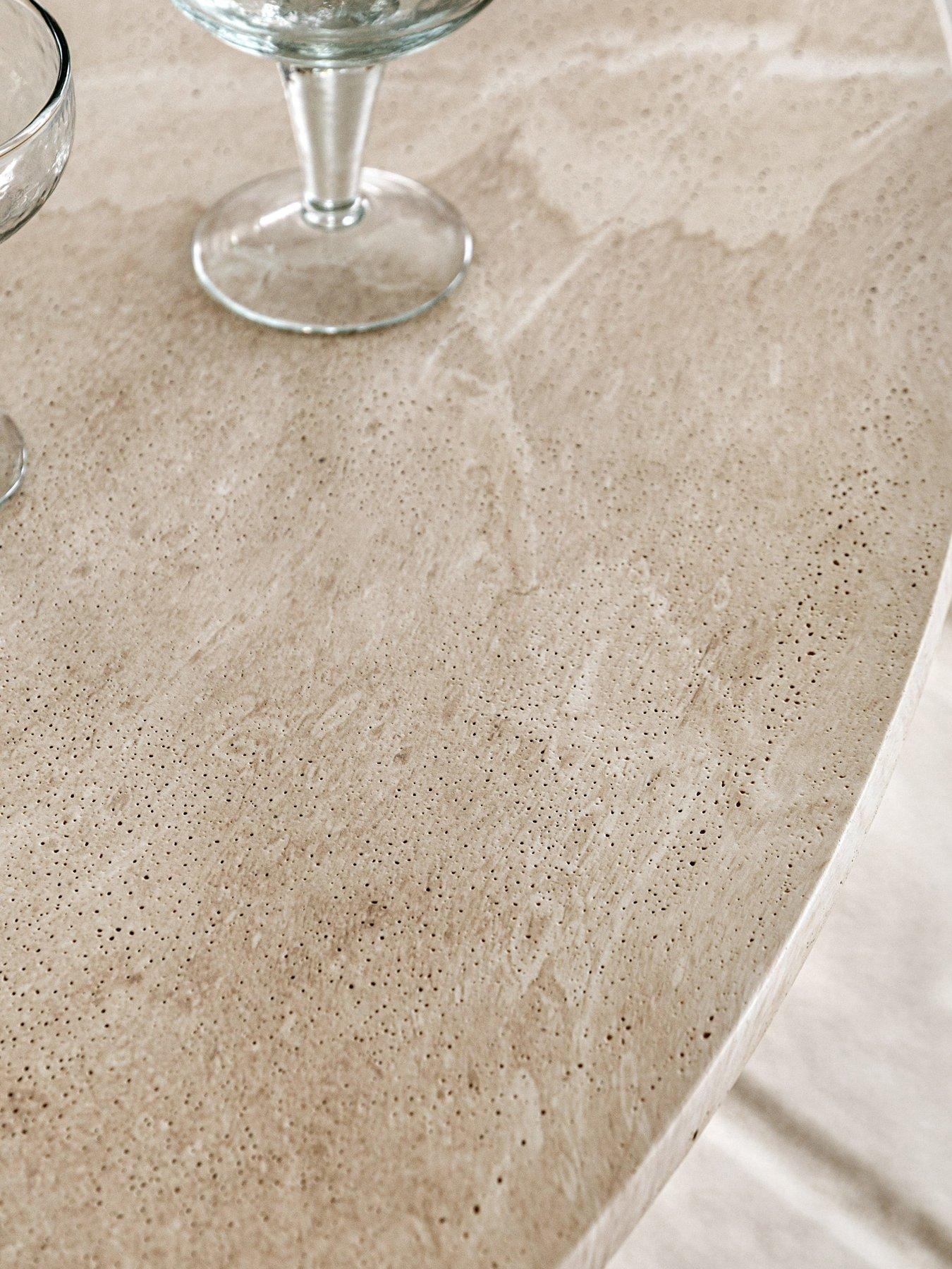 Gallery Direct Celine Dining Table - Travertine | Very