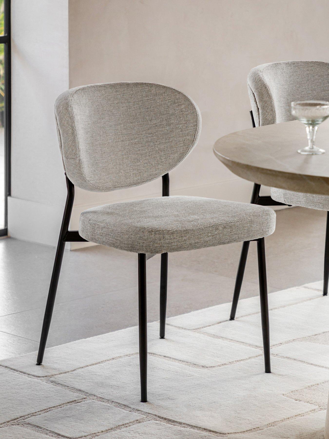 Gallery Direct Set of 2 Kara Natural Dining Chairs | Very