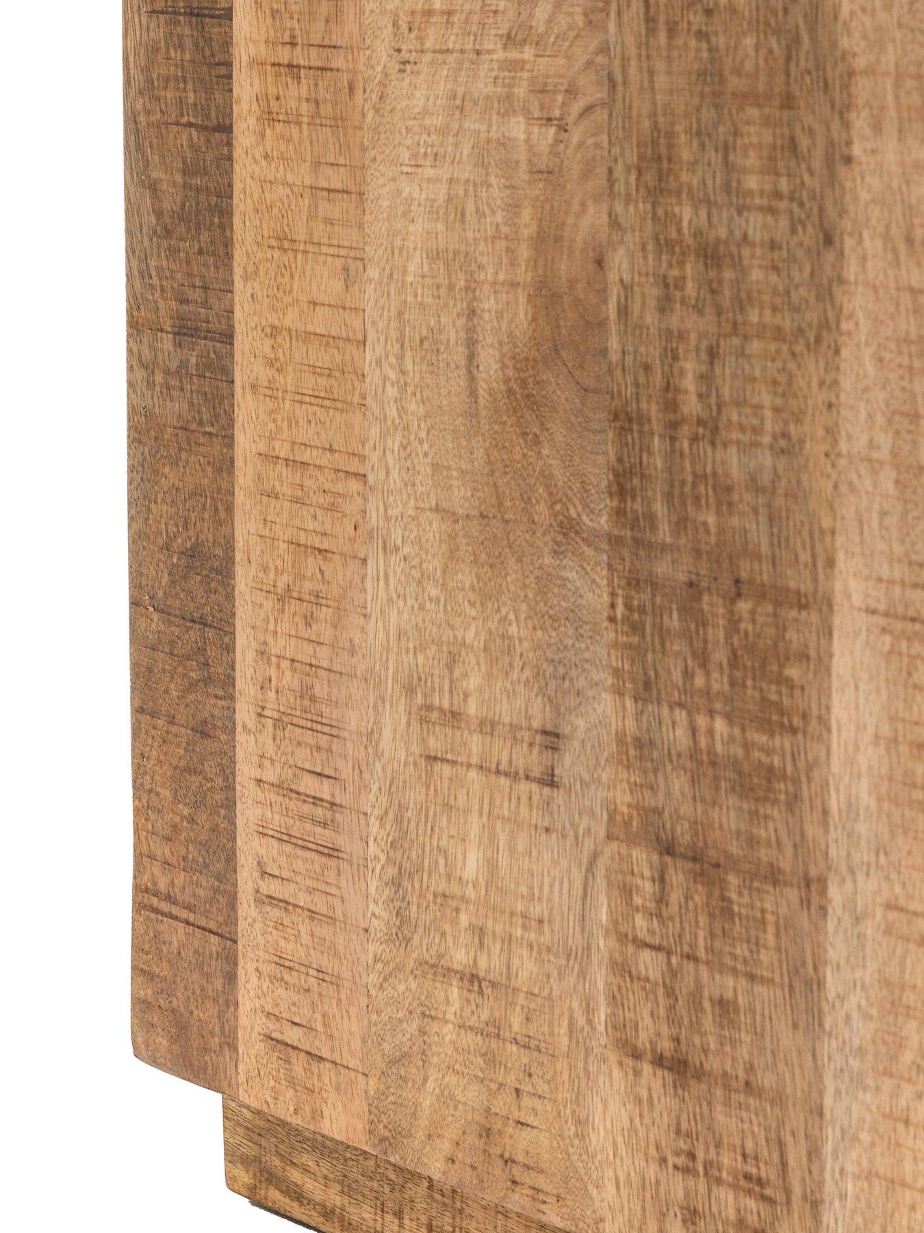 Gallery Direct Lina Ready Assembled Mango Wood Side Table - Natural | Very