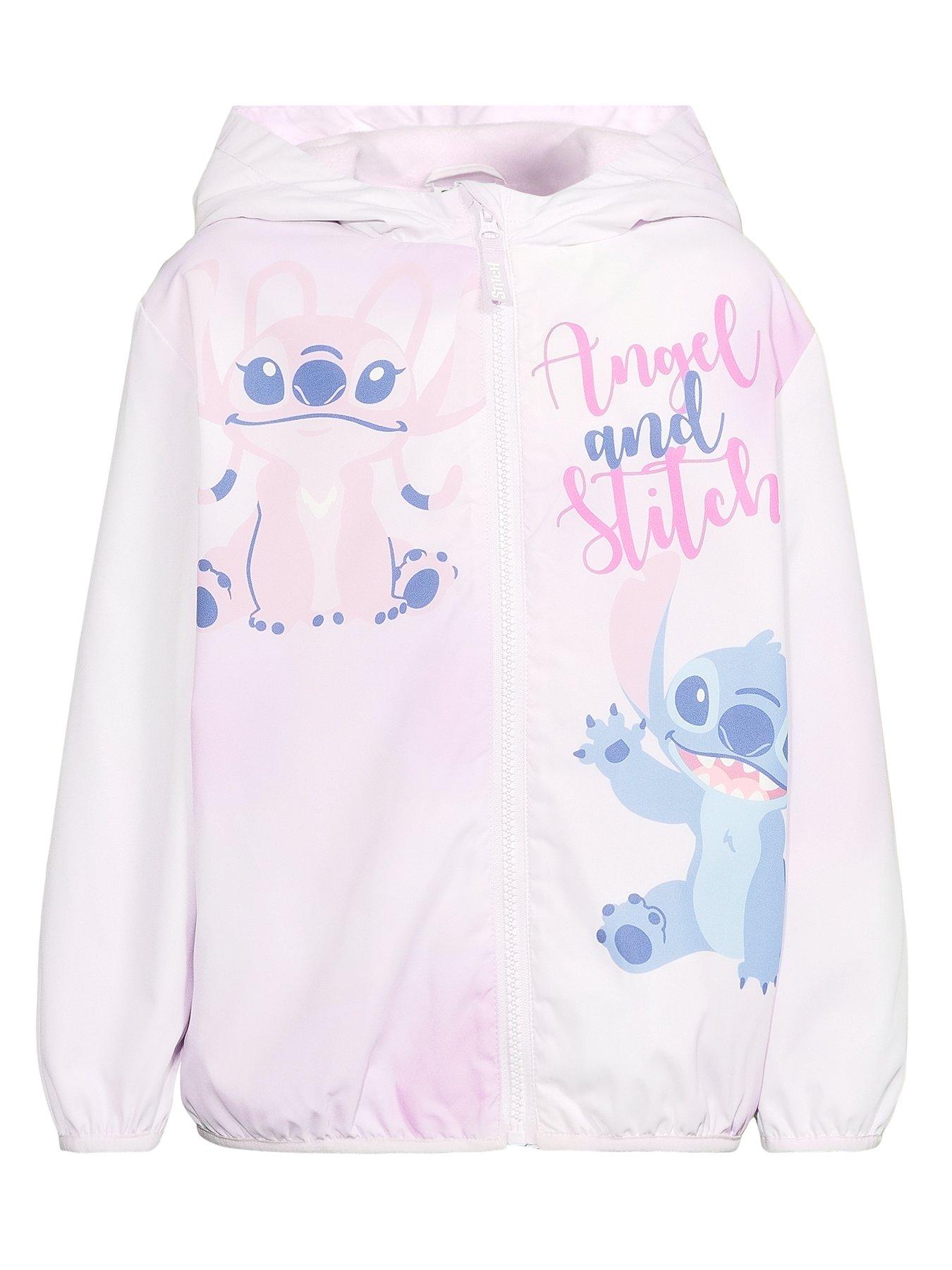 Disney Lilo & Stitch Lilo & Stitch Fleece Lined Rain Mac - Pink - Pink ...