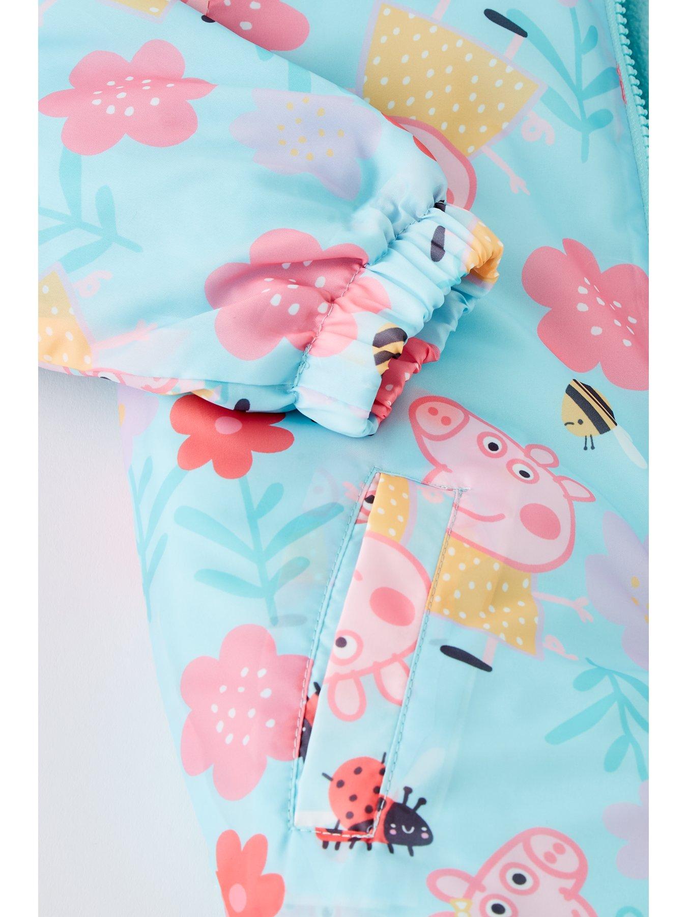 Peppa Pig Peppa Pig Fleece Lined Puddlesuit - Blue | Very