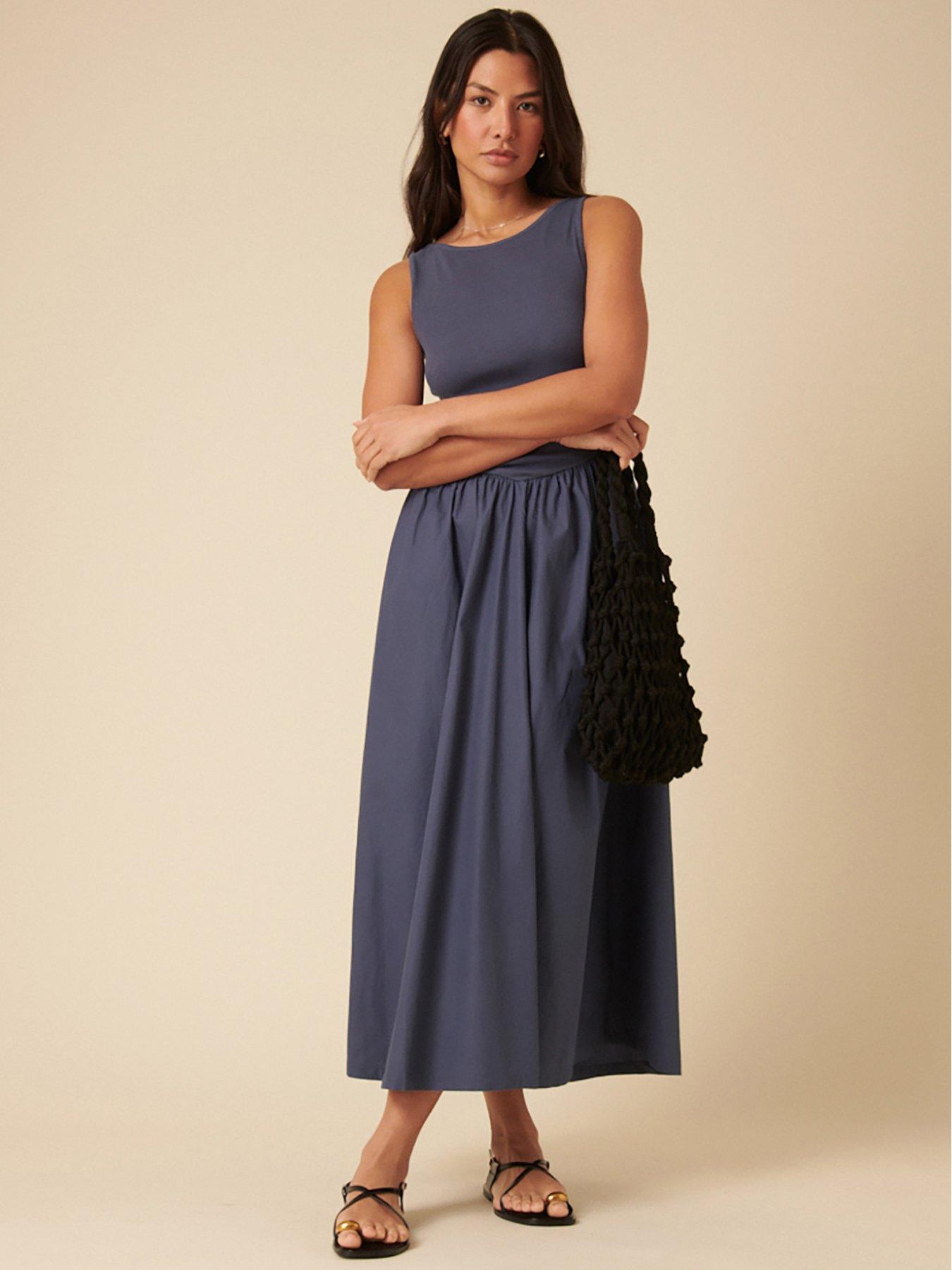 Nobodys Child Verity Midi Dress - Blue | Very