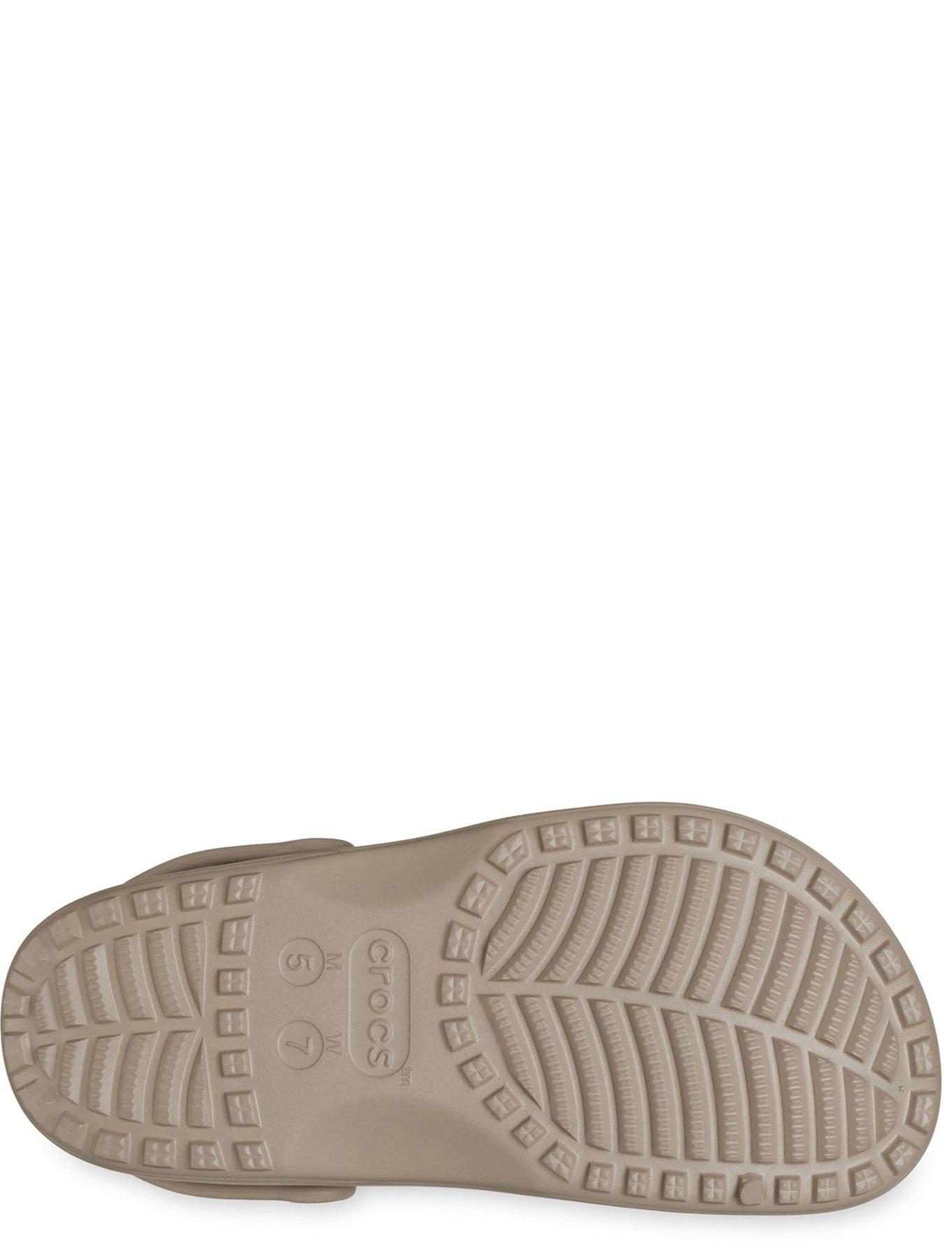 Crocs Classic Floral Cut Out Clog - Taupe | Very