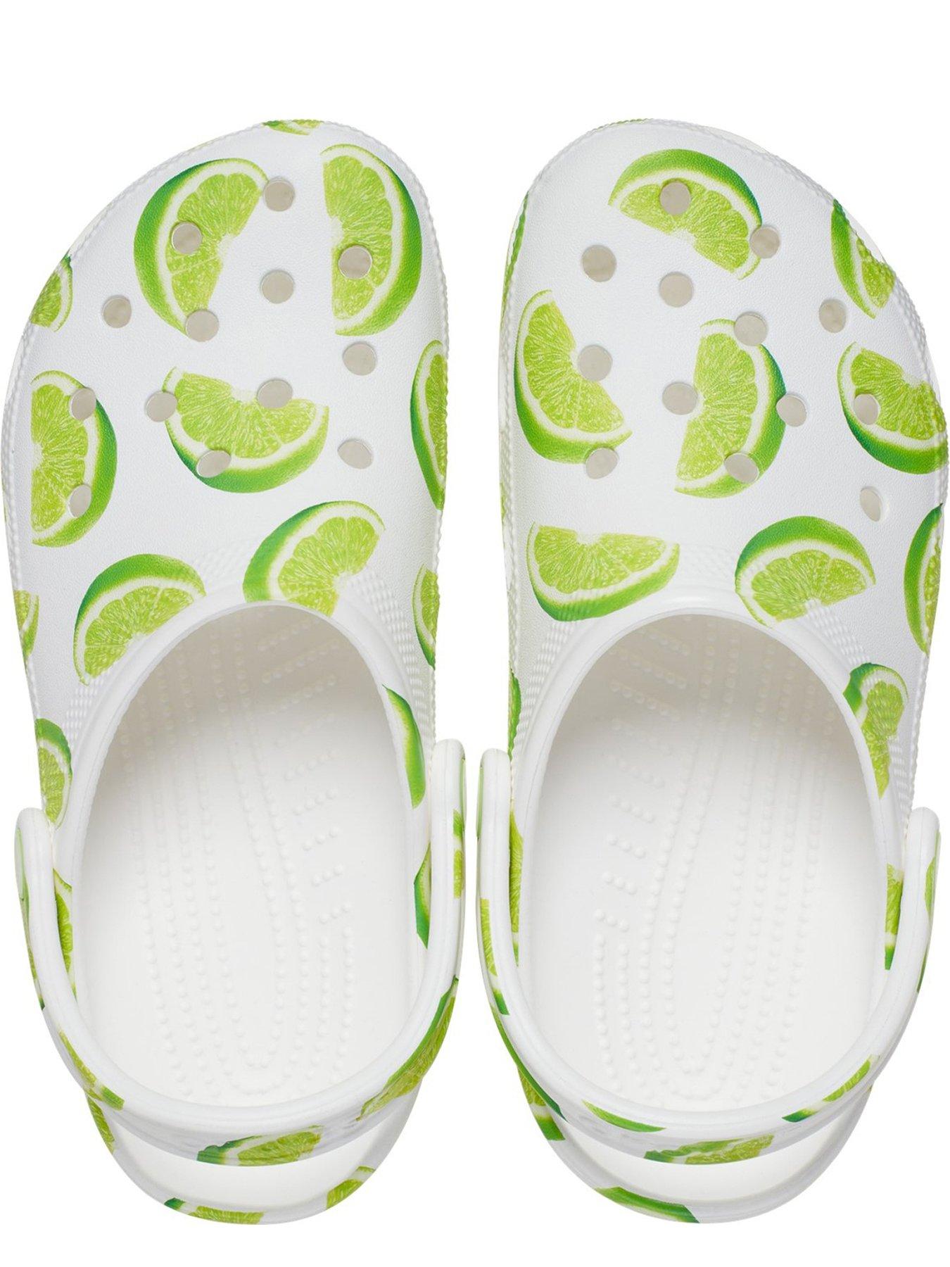 Crocs Classic Graphic Clog - Lime | Very