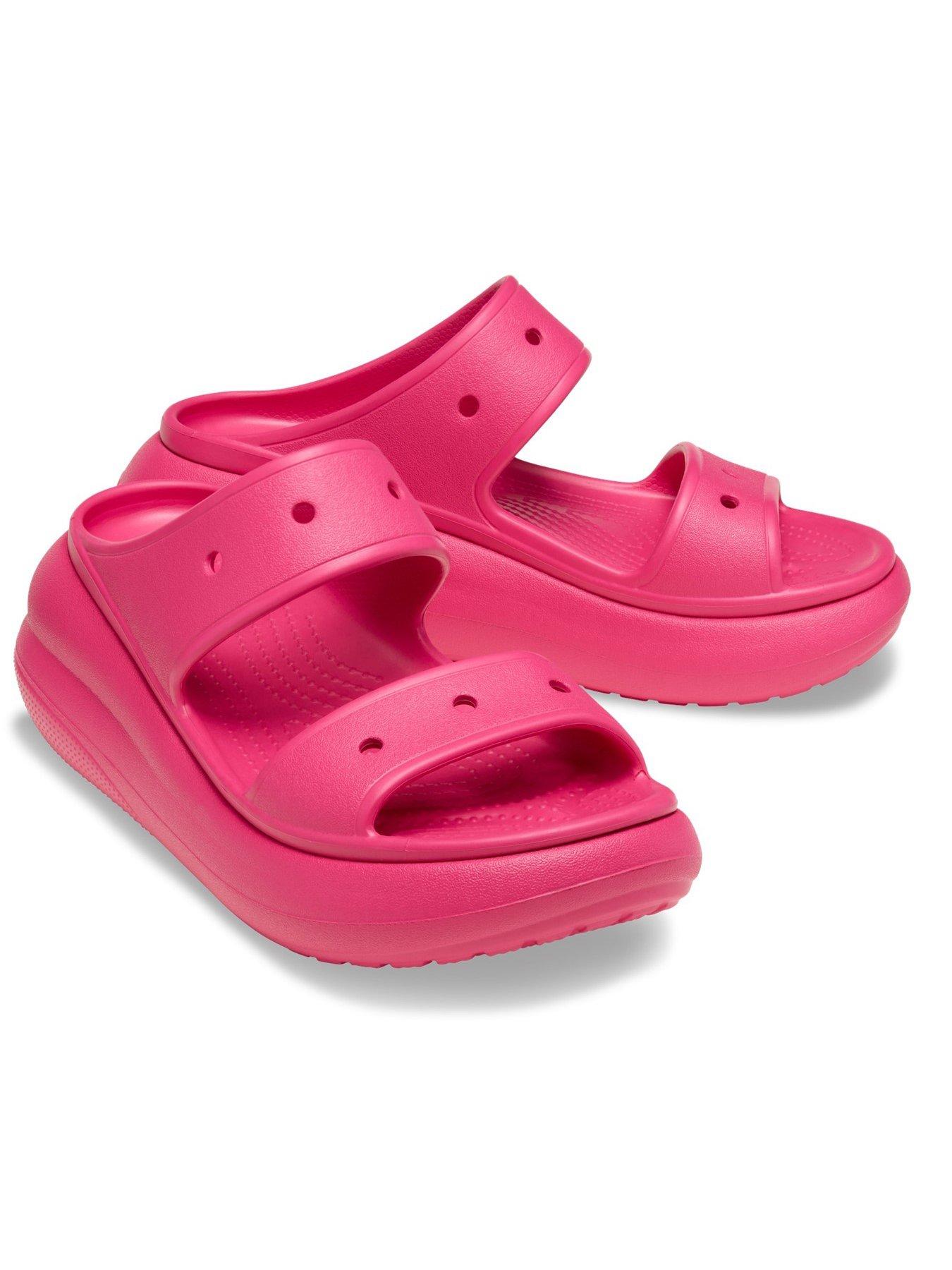 Crocs Classic Crush Sandal - Dragon Fruit | Very