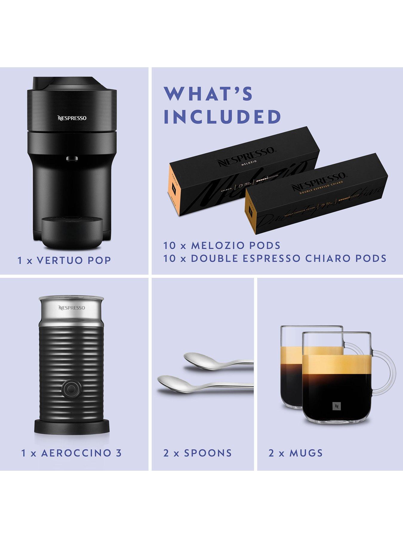Nespresso Vertuo Pop Barista Bundle Black | Very
