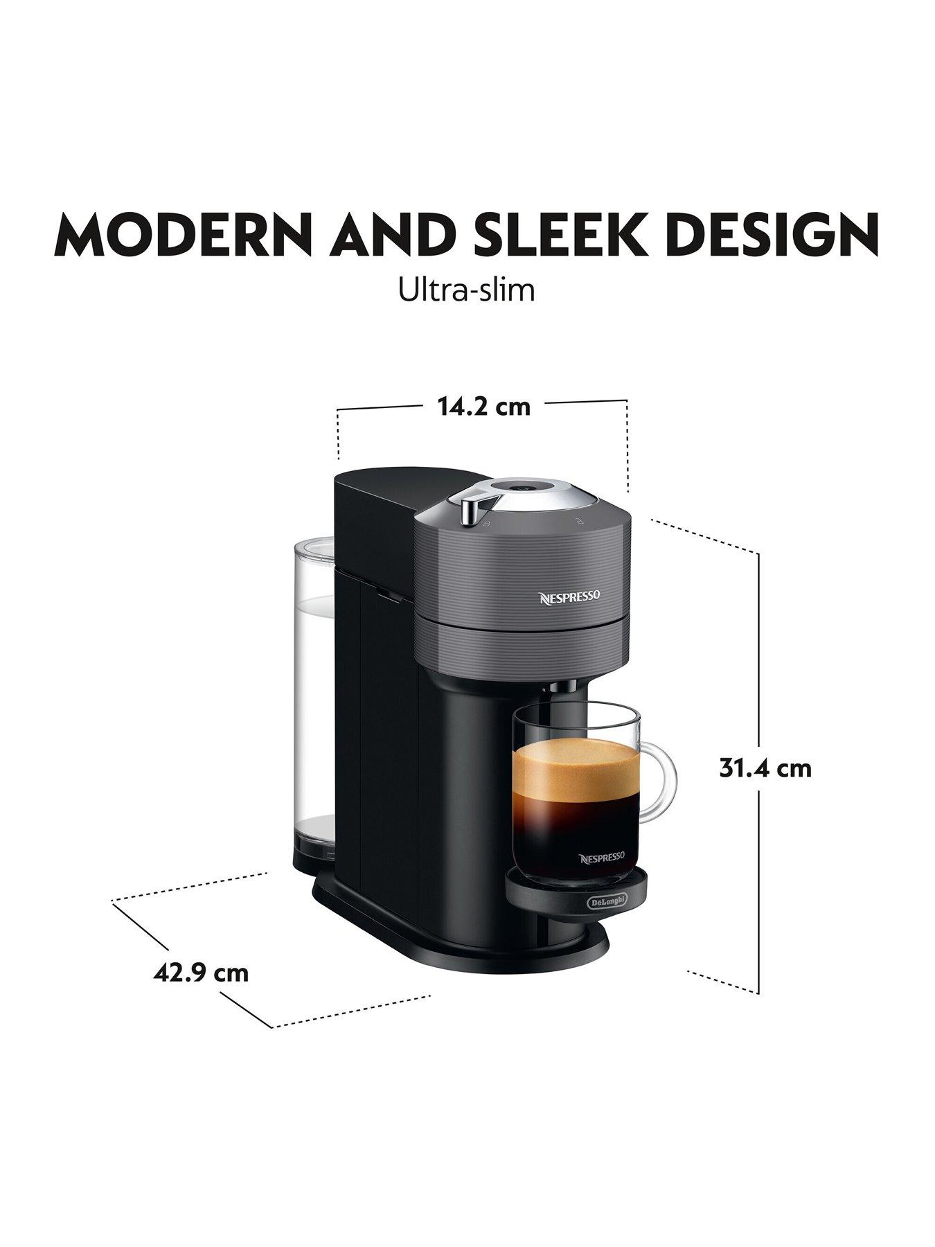 Nespresso Vertuo Next Coffee Machine by De'Longhi - Dark Grey | Very