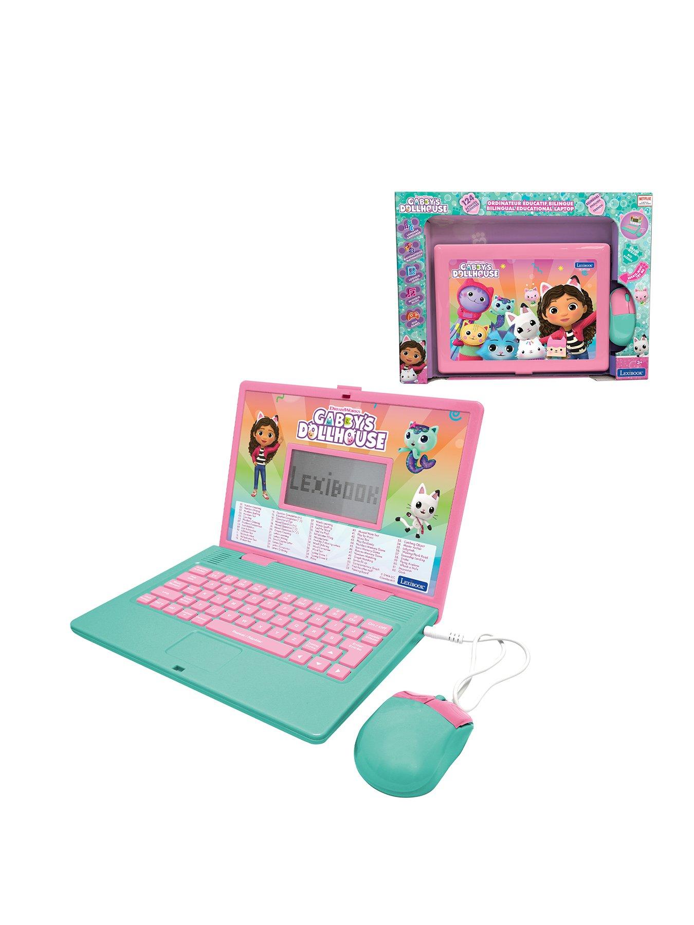 Gabby's Dollhouse Bilingual educational laptop with 124 activities (EN ...