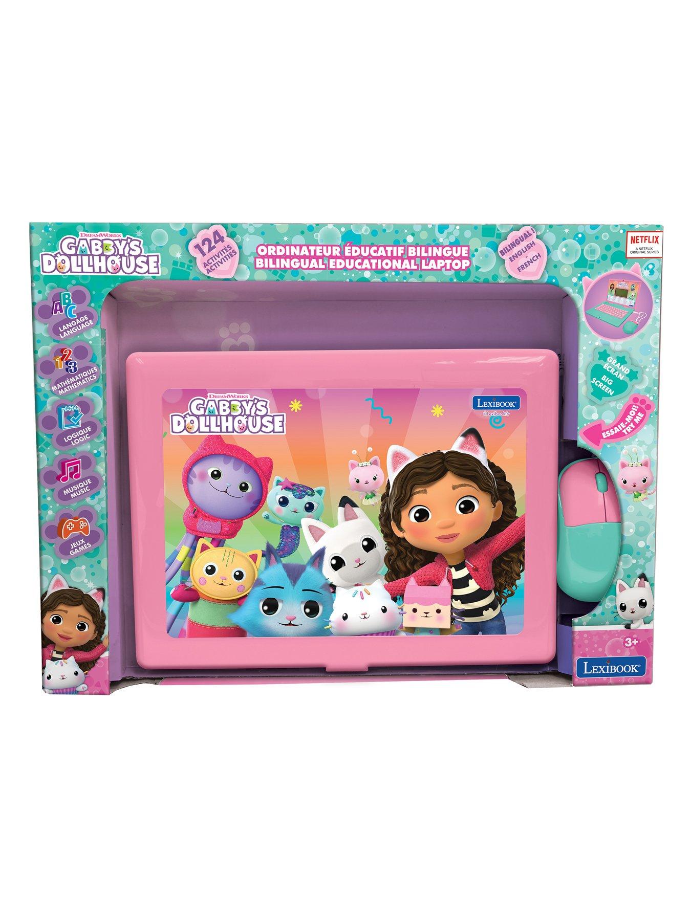 Gabby's Dollhouse Bilingual educational laptop with 124 activities (EN ...