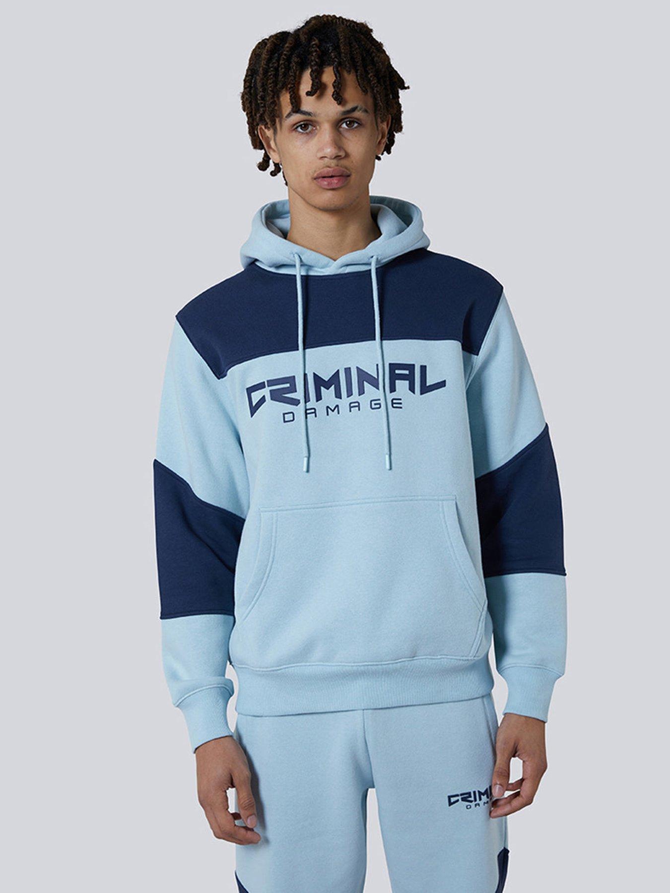 Criminal Damage Roman Track Top - Blue | Very