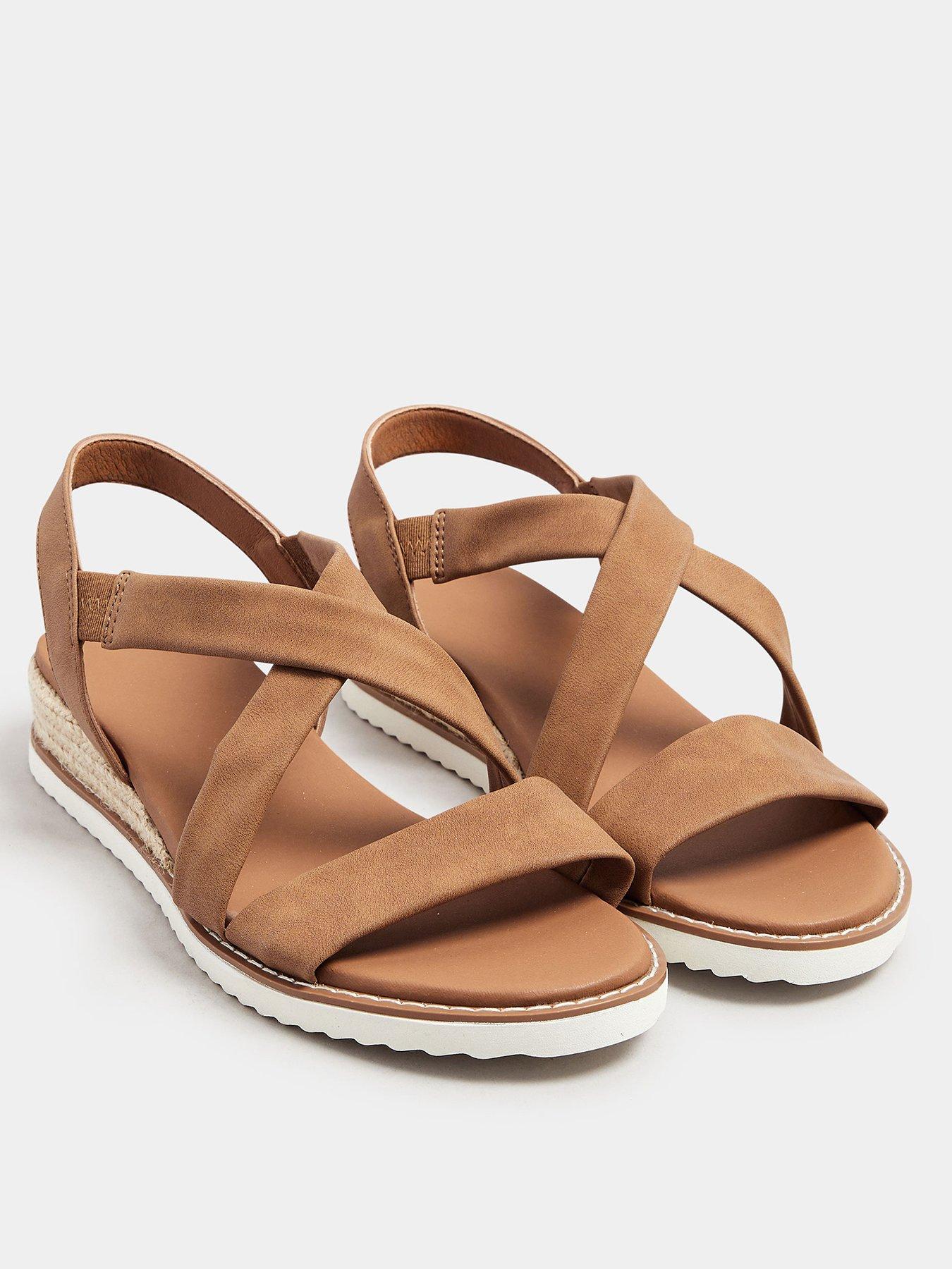 Yours Wide Fit Flexi Comfort Sandal | Very