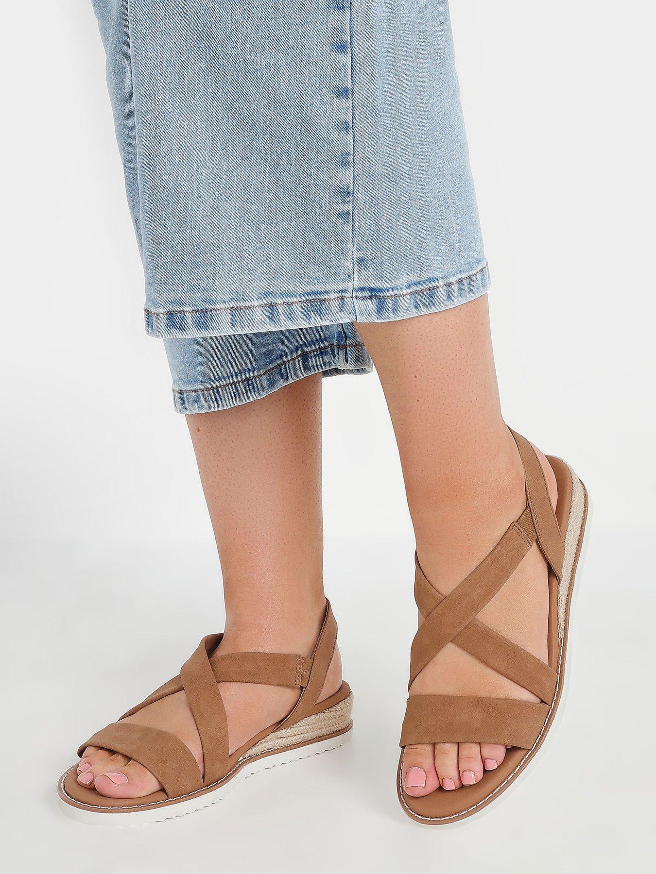 Yours Wide Fit Flexi Comfort Sandal | Very