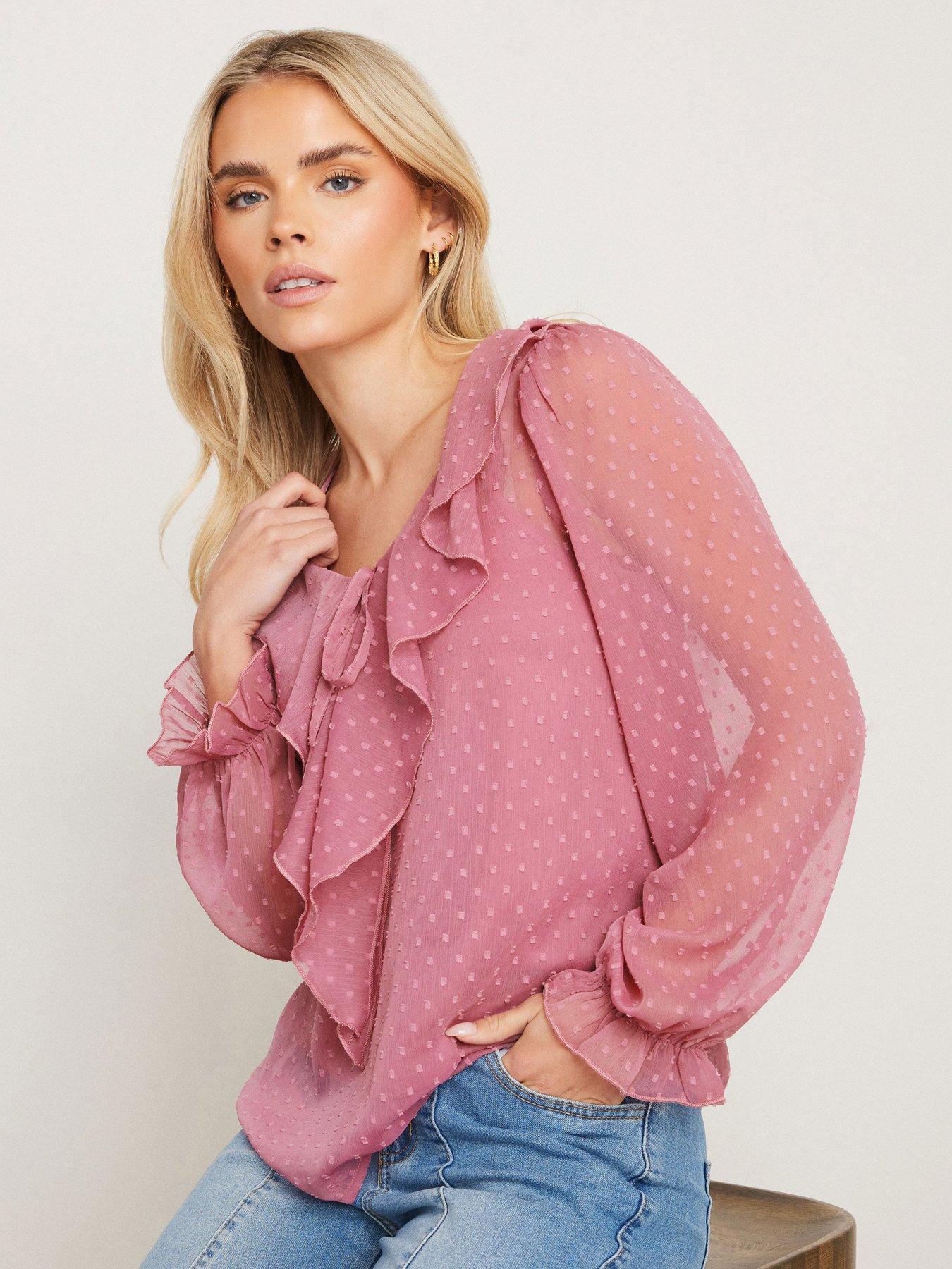 Tops | Petite | Pink | Blouses | Women | Very