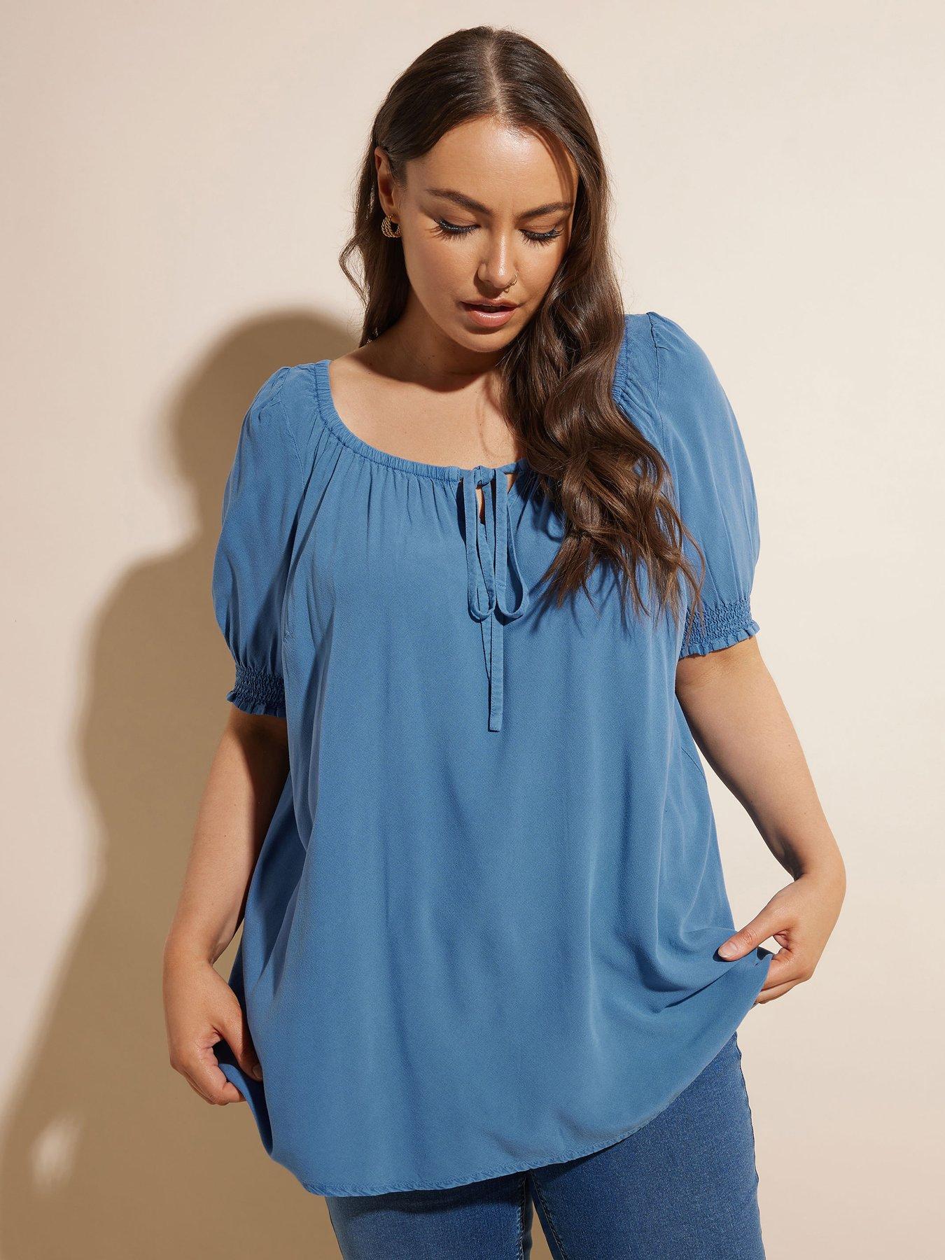 Womens Blue Tops, Blouses & Shirts - Very Page 7