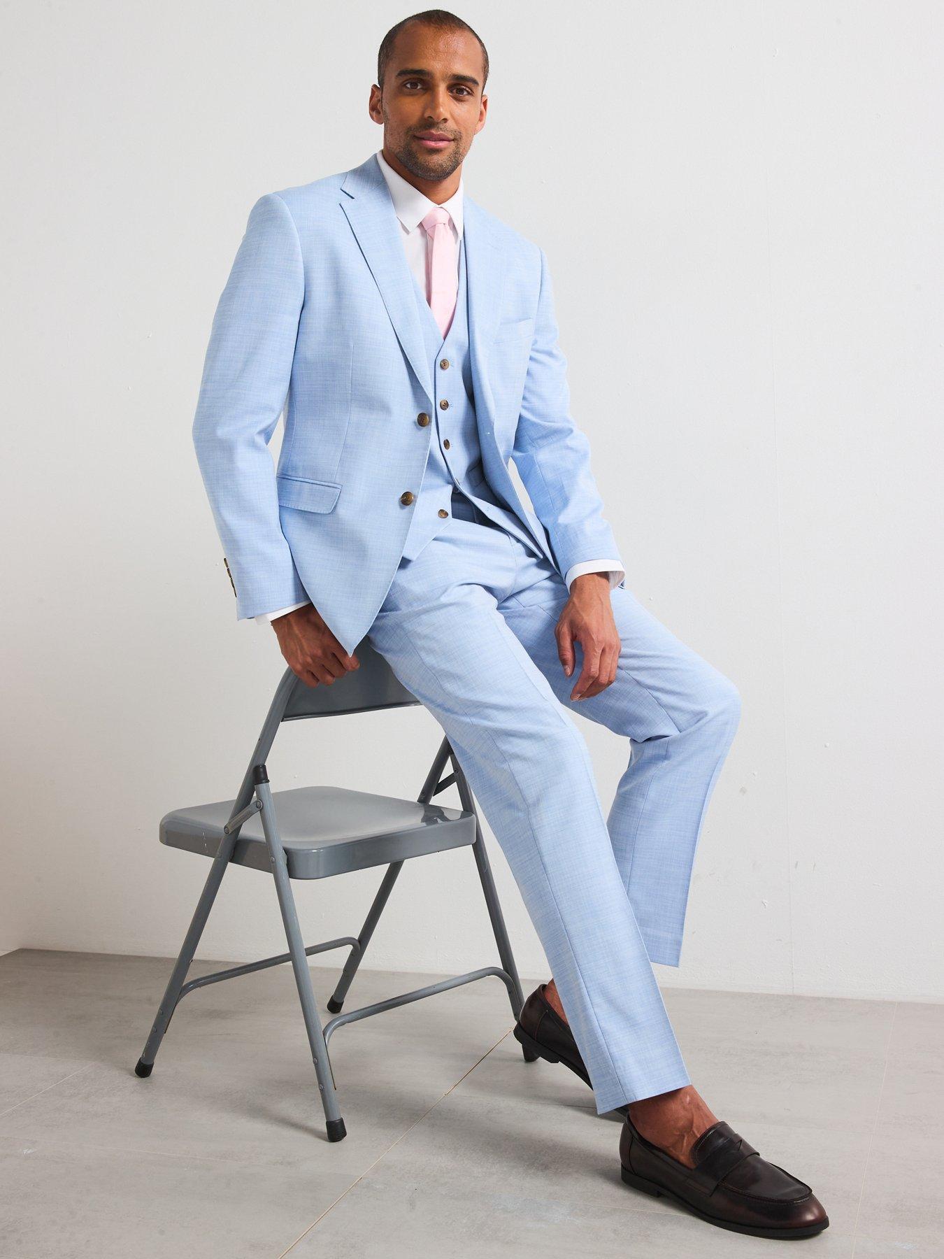 Skopes Tailored Fit Lucien Suit Trousers - Blue | Very