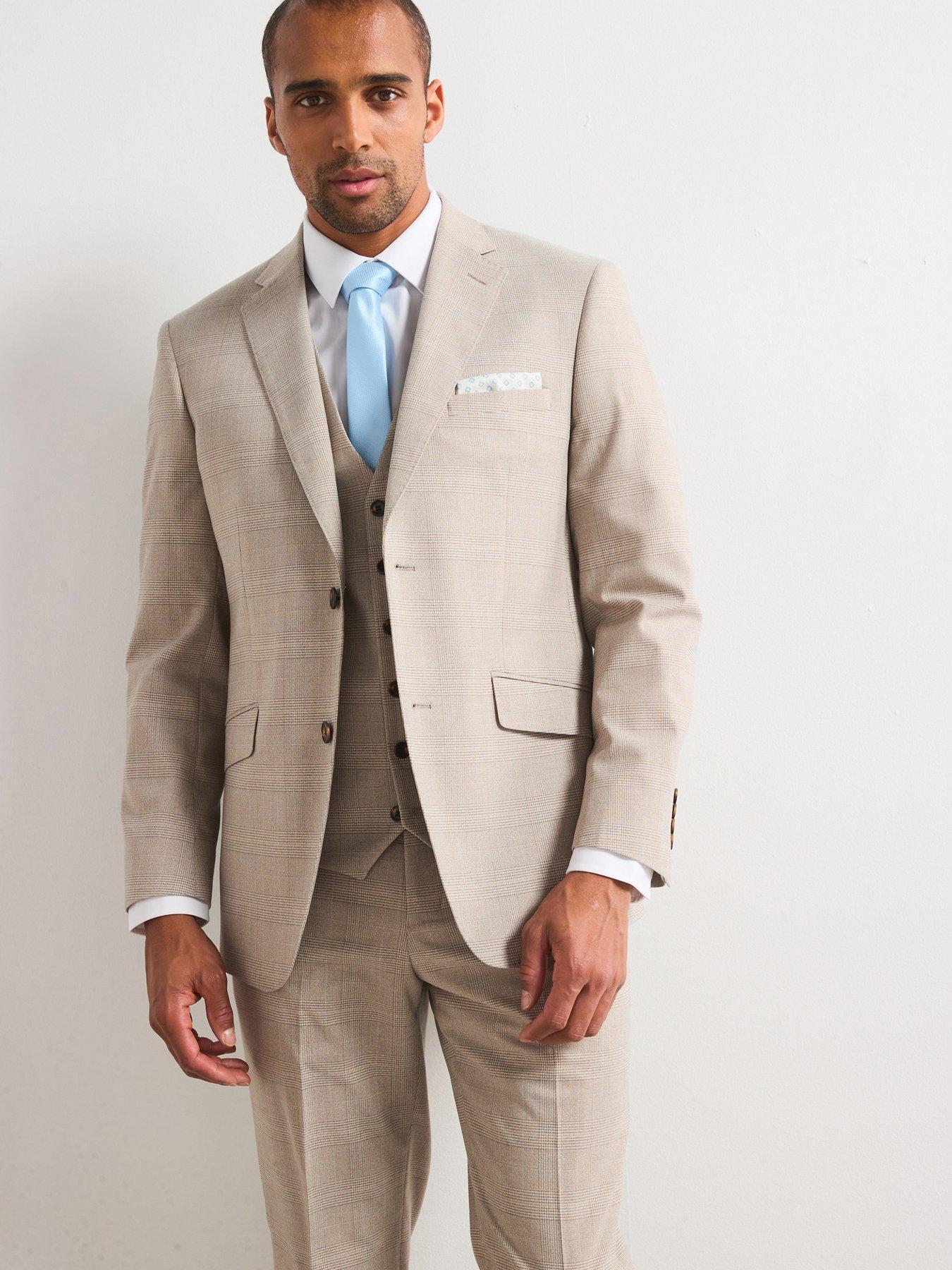 Skopes Tailored Fit Charlie Suit Jacket - Beige | Very