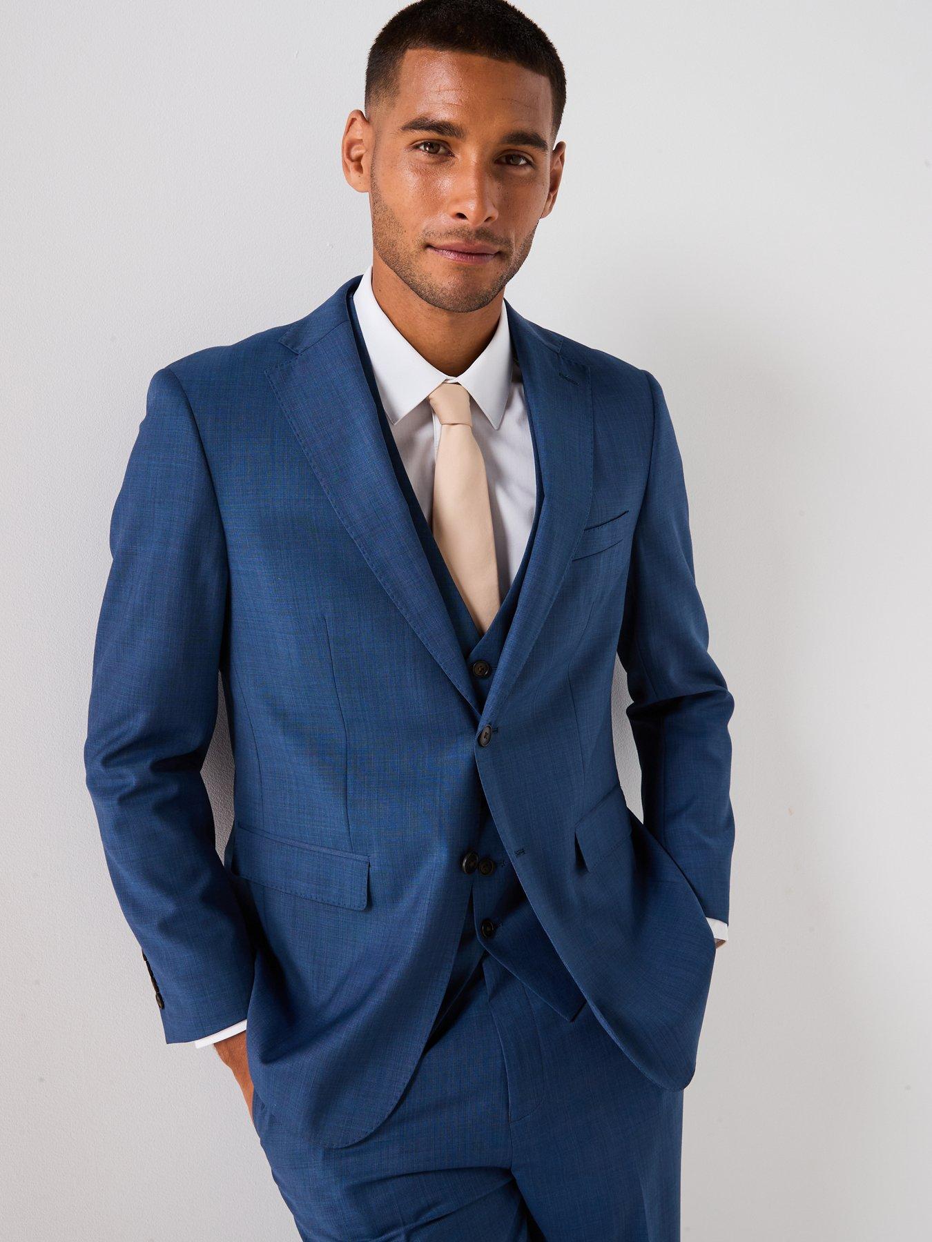 Skopes Remo Tailored Fit Suit Jacket - Blue | Very