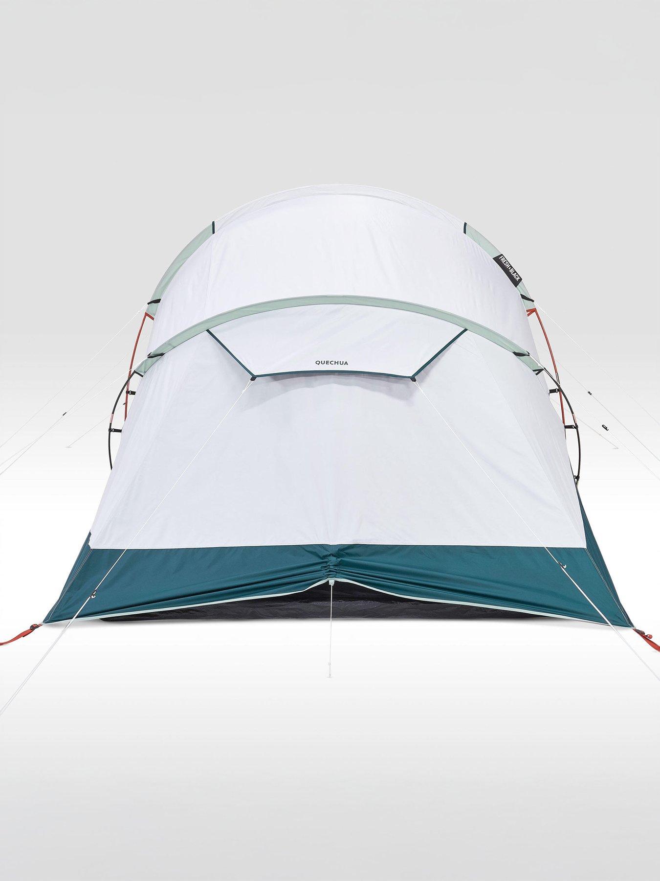 Decathlon Camping Tent With Poles Arpenaz 4.2 Fresh&Black - 4 Persons ...