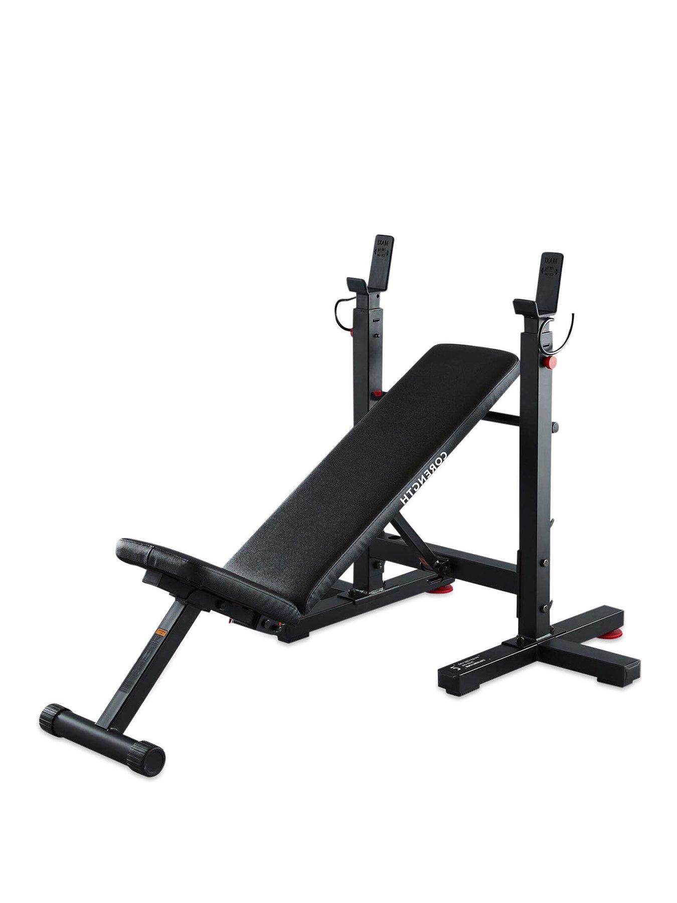 Decathlon Tiltable Weights Bench With Collapsible Pegs - Bench Press ...