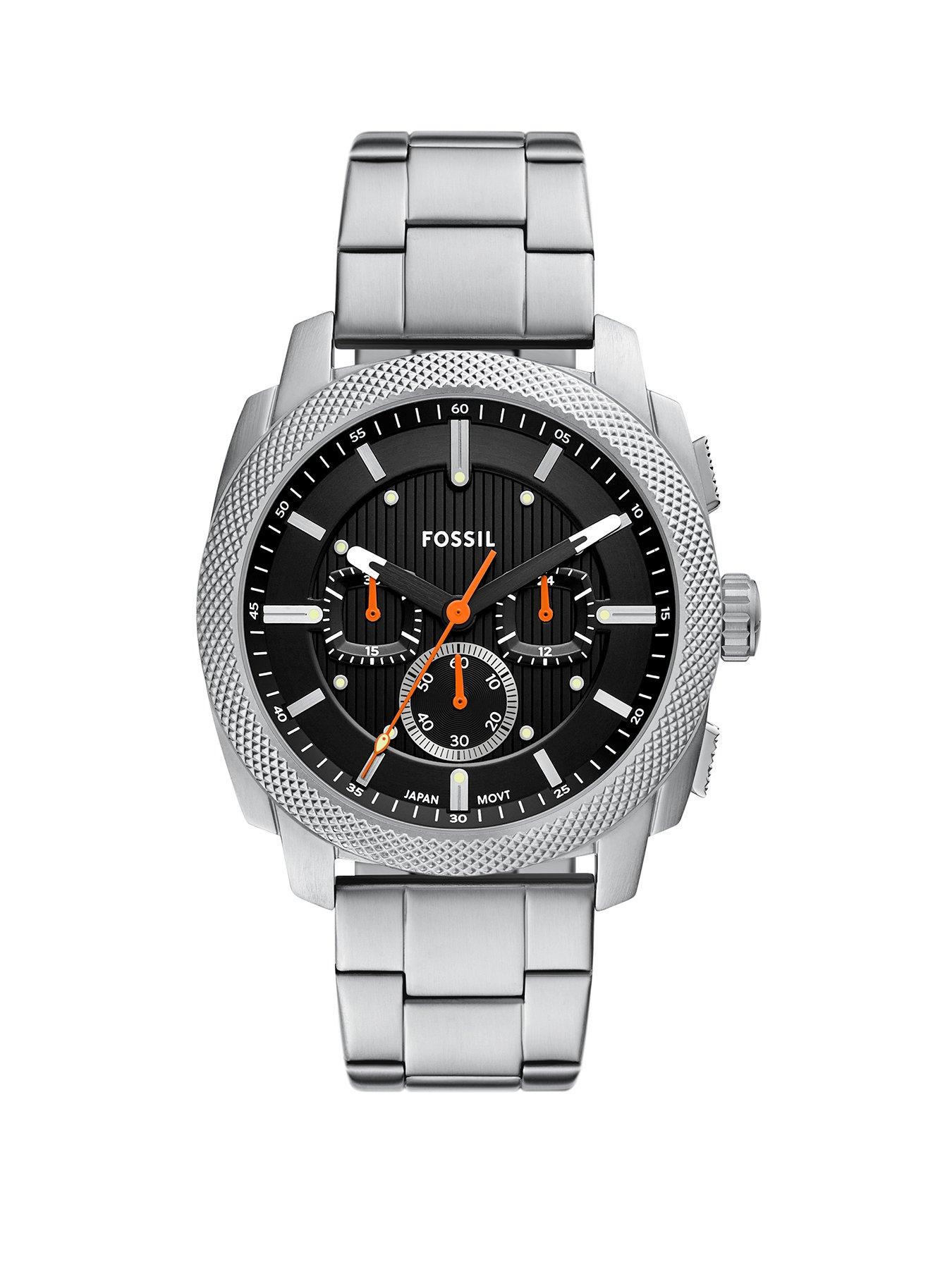 Fossil Men's Machine Chronograph Stainless Steel Watch FS6095 | Very