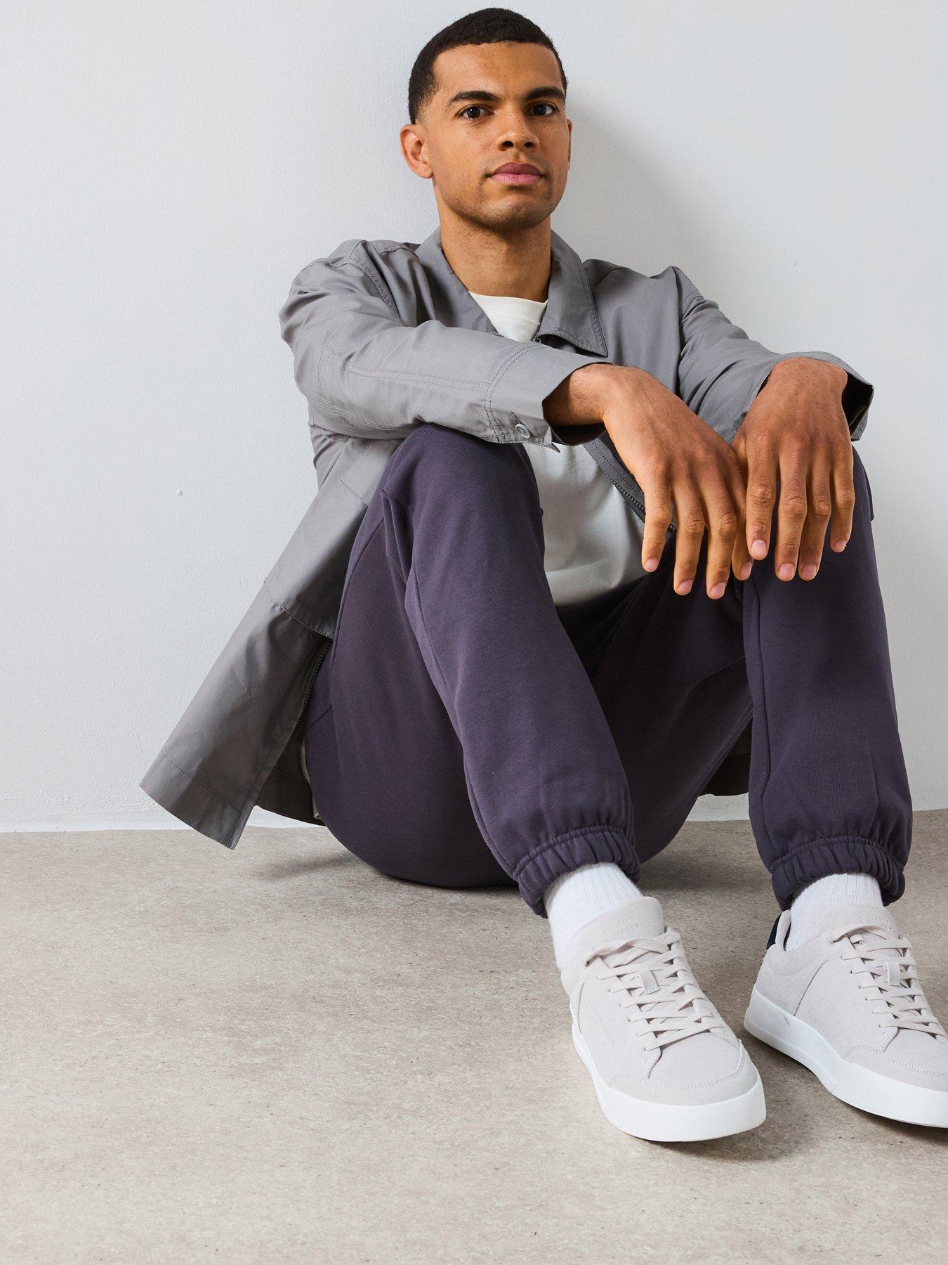 The Very Collection Heavyweight Relaxed Fit Joggers - Charcoal | Very