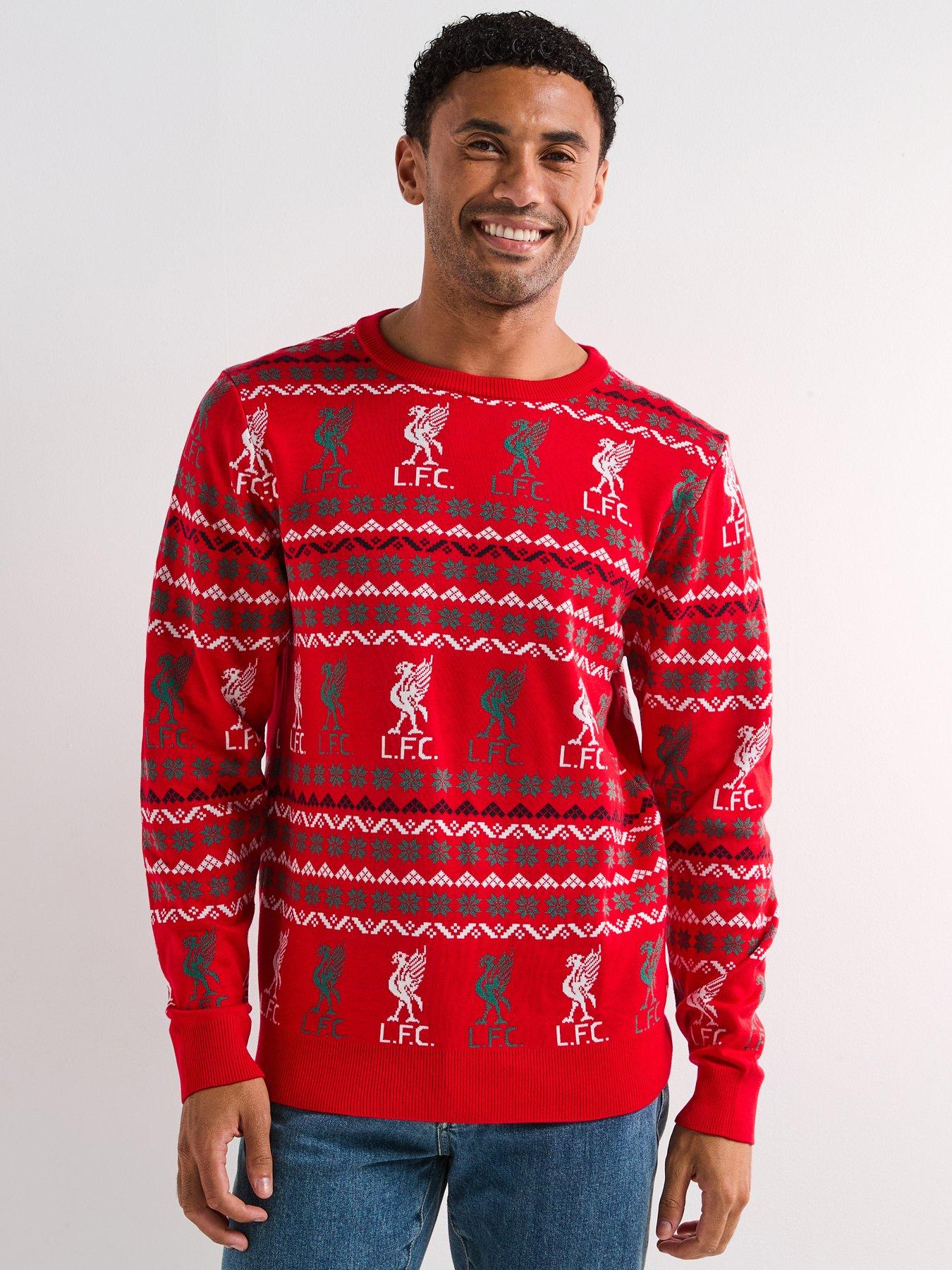 Liverpool FC Adult Fairisle Christmas Jumper - Multi | Very