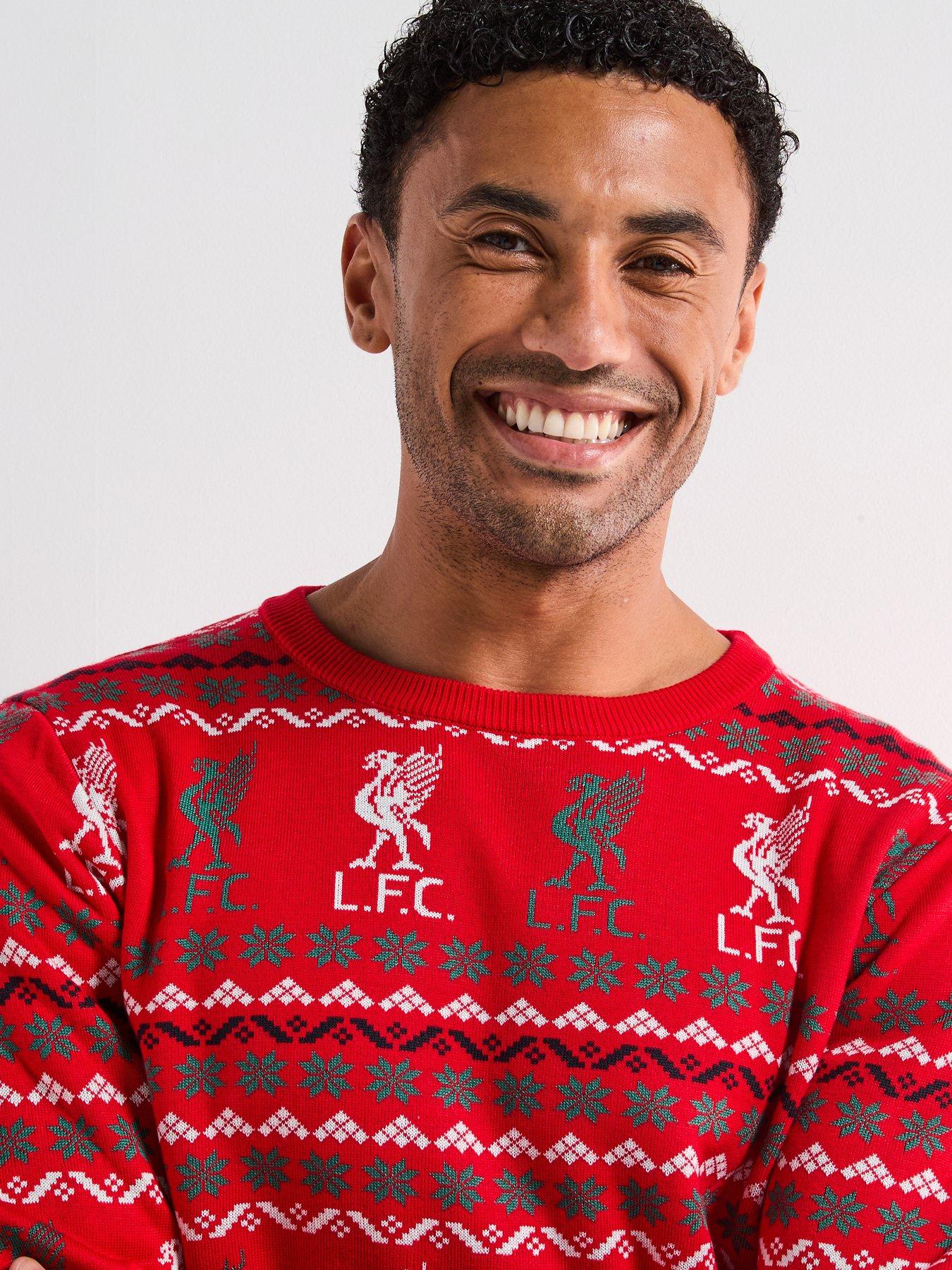 Liverpool FC Adult Fairisle Christmas Jumper - Multi | Very