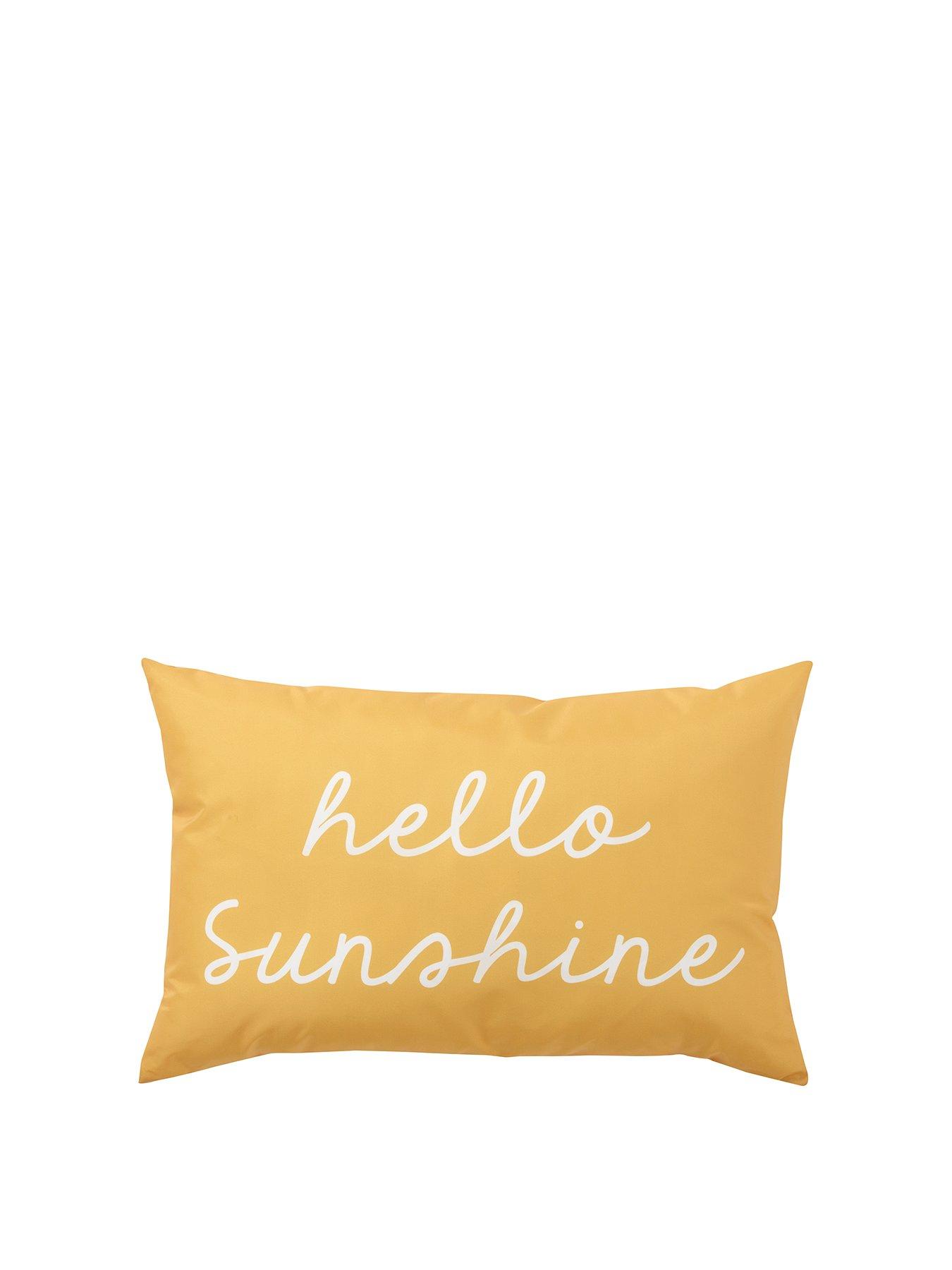 Very Home Hello Sunshine Bolster Showerproof Cushion | Very