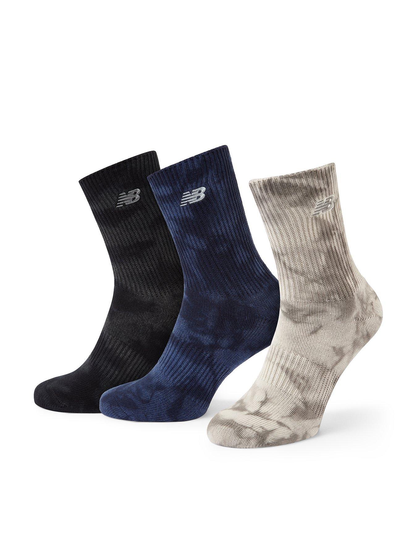 New Balance Unisex Embroidery Logo 3 Pack Midcalf Socks - Multi | Very