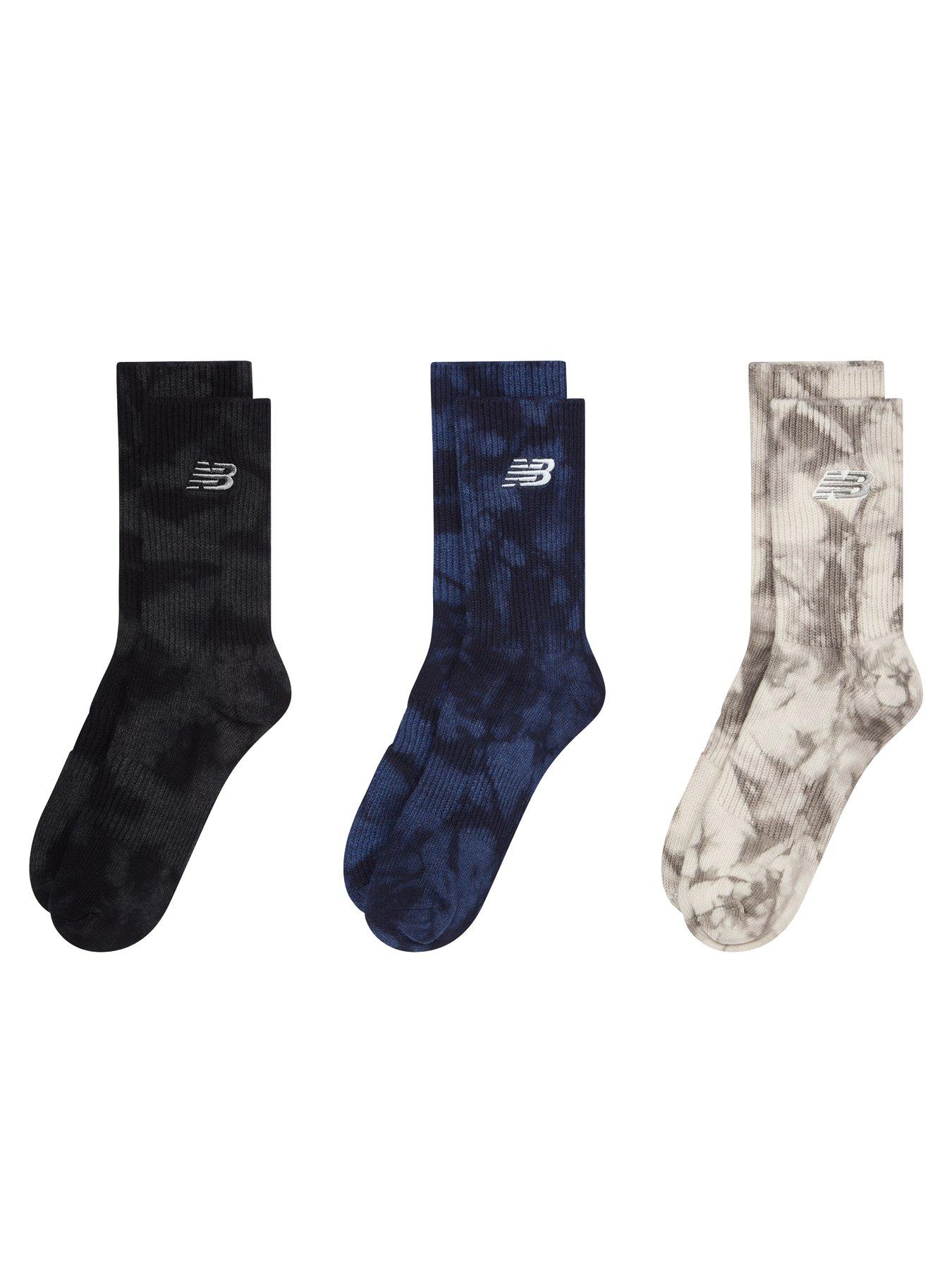 New Balance Unisex Embroidery Logo 3 Pack Midcalf Socks - Multi | Very