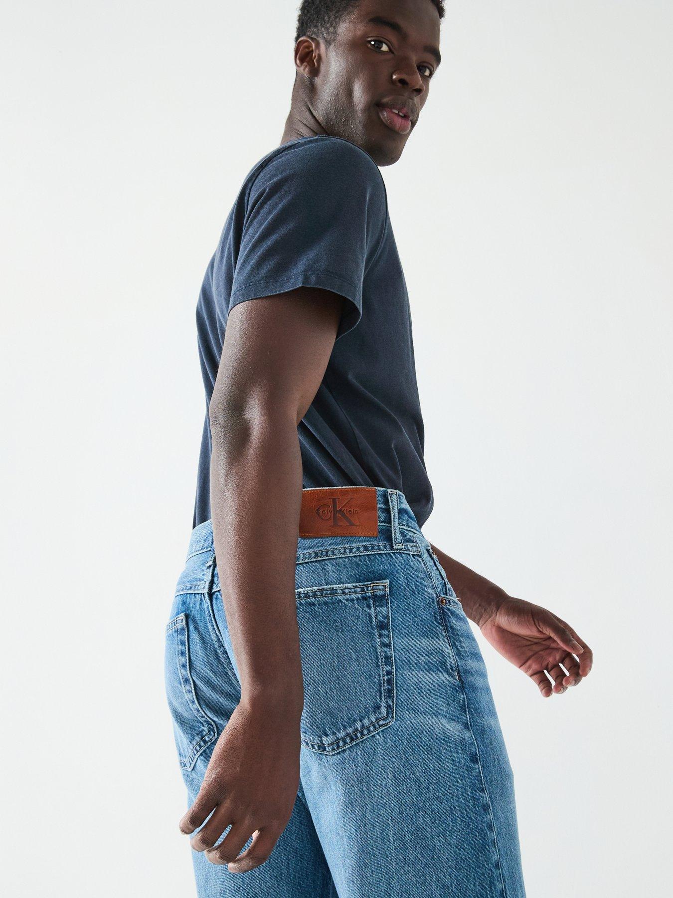 Calvin Klein Jeans 90s Straight Fit Jeans - Mid Wash | Very