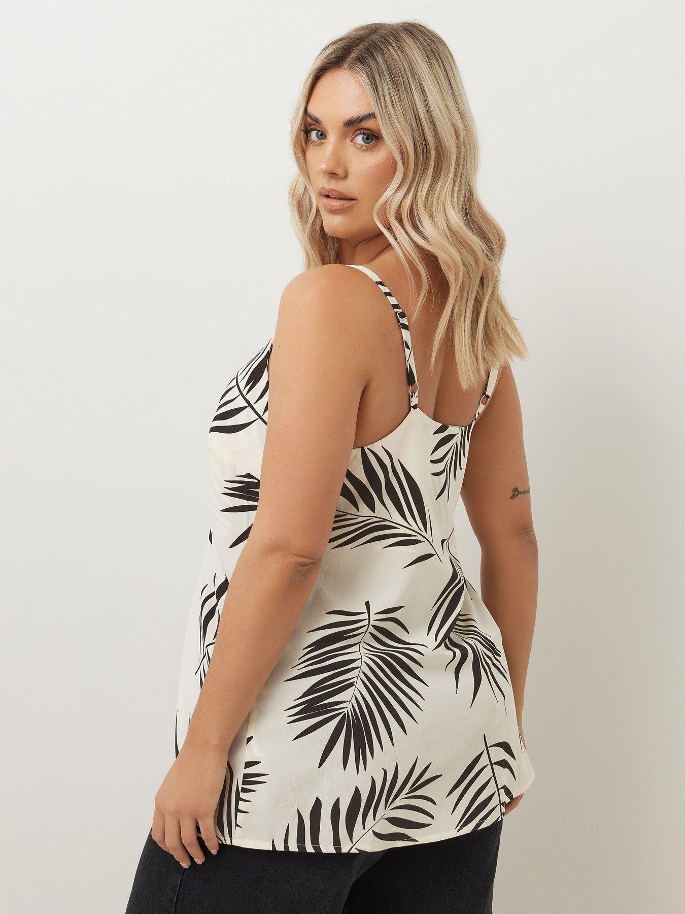 Yours Curve Cami Top - Natural | Very