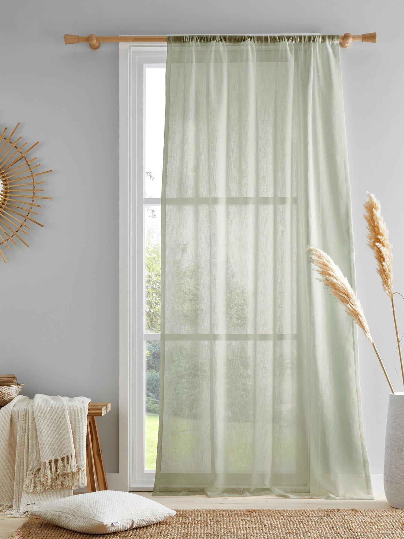 Drift Home Kayla Plain Woven Voile Panel | Very