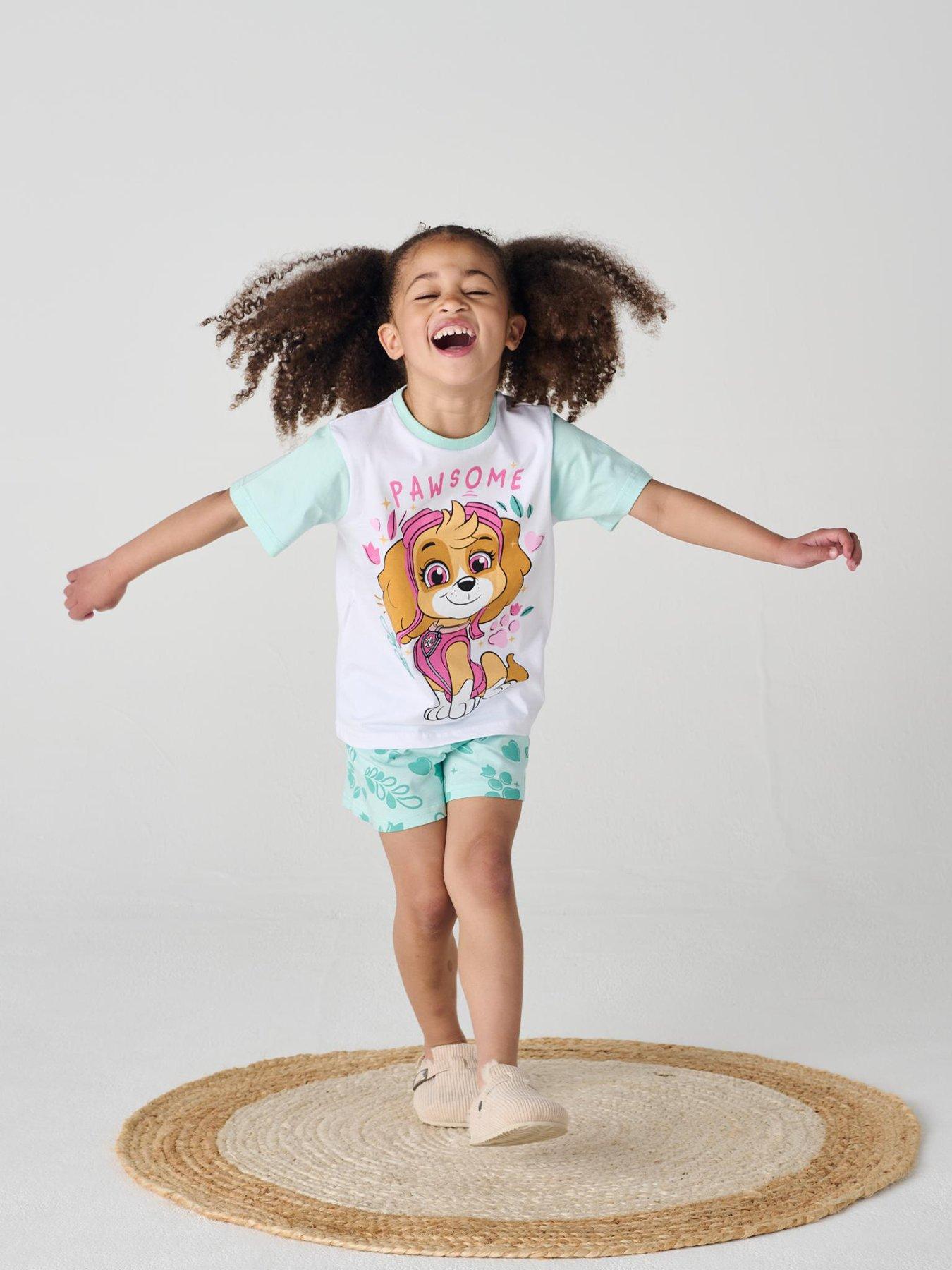 Brand Threads Paw Patrol Girls Short Pyjama Set | Very