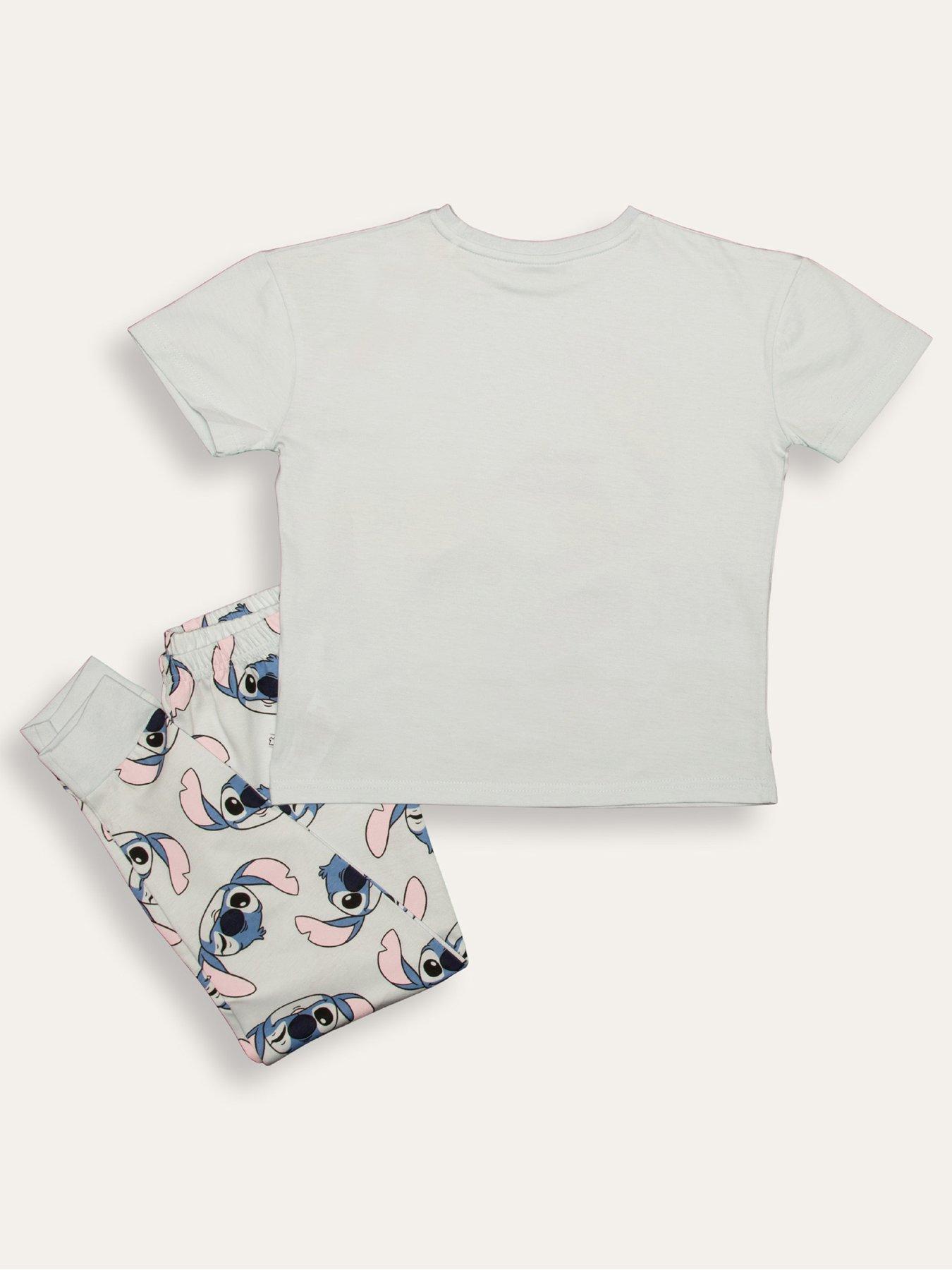 Brand Threads Stitch Girls Long Leg Pyjama Set - Blue | Very