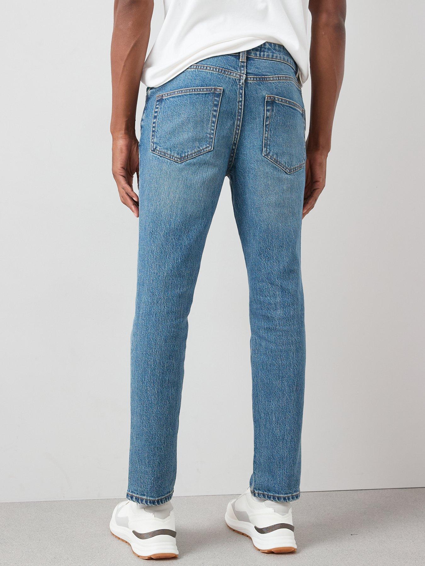 The Very Collection Premium Slim Fit Jeans With Stretch - Blue Wash | Very
