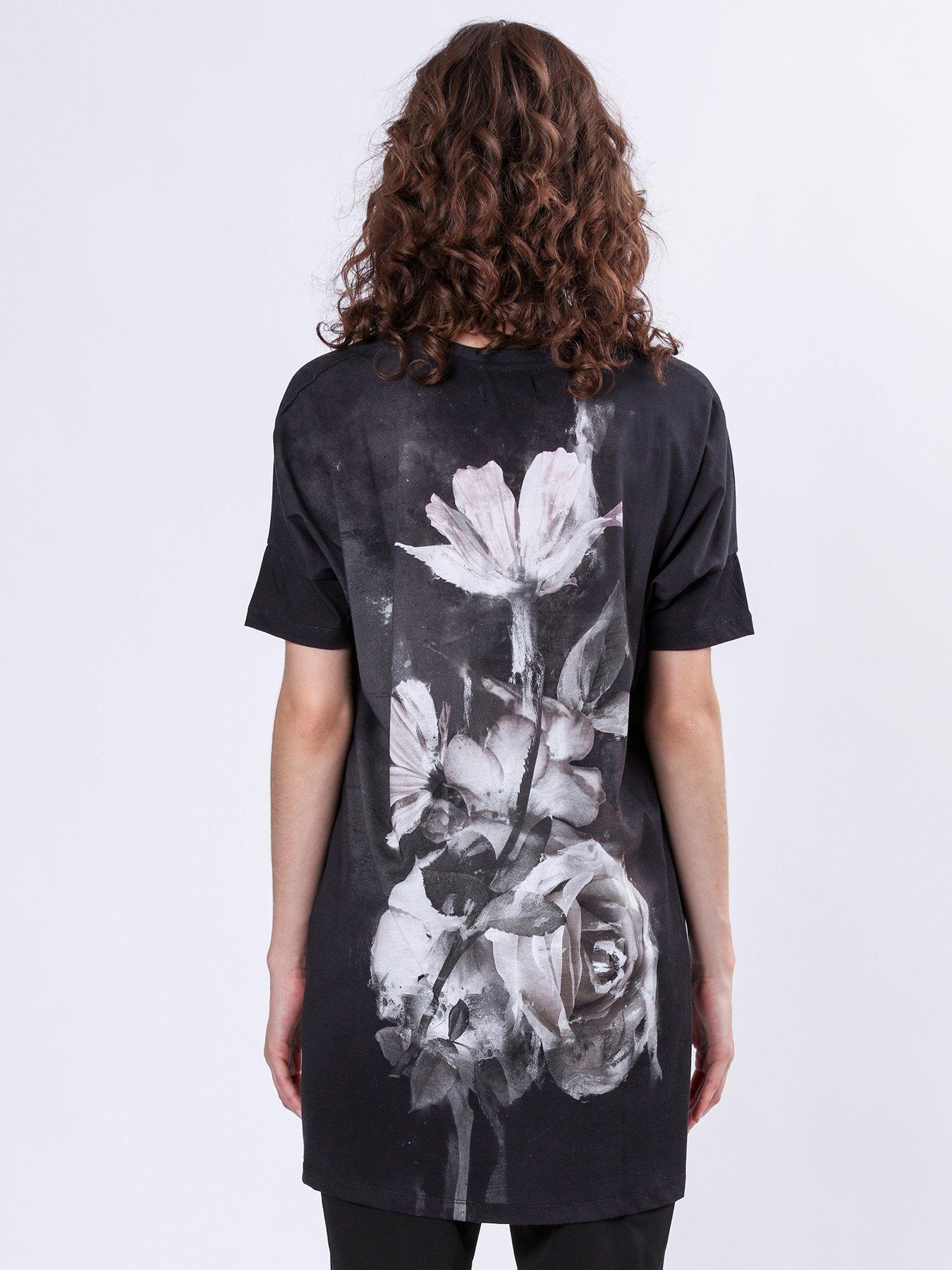Religion Cloak Tunic Dress With Large Floral Placement Print | Very