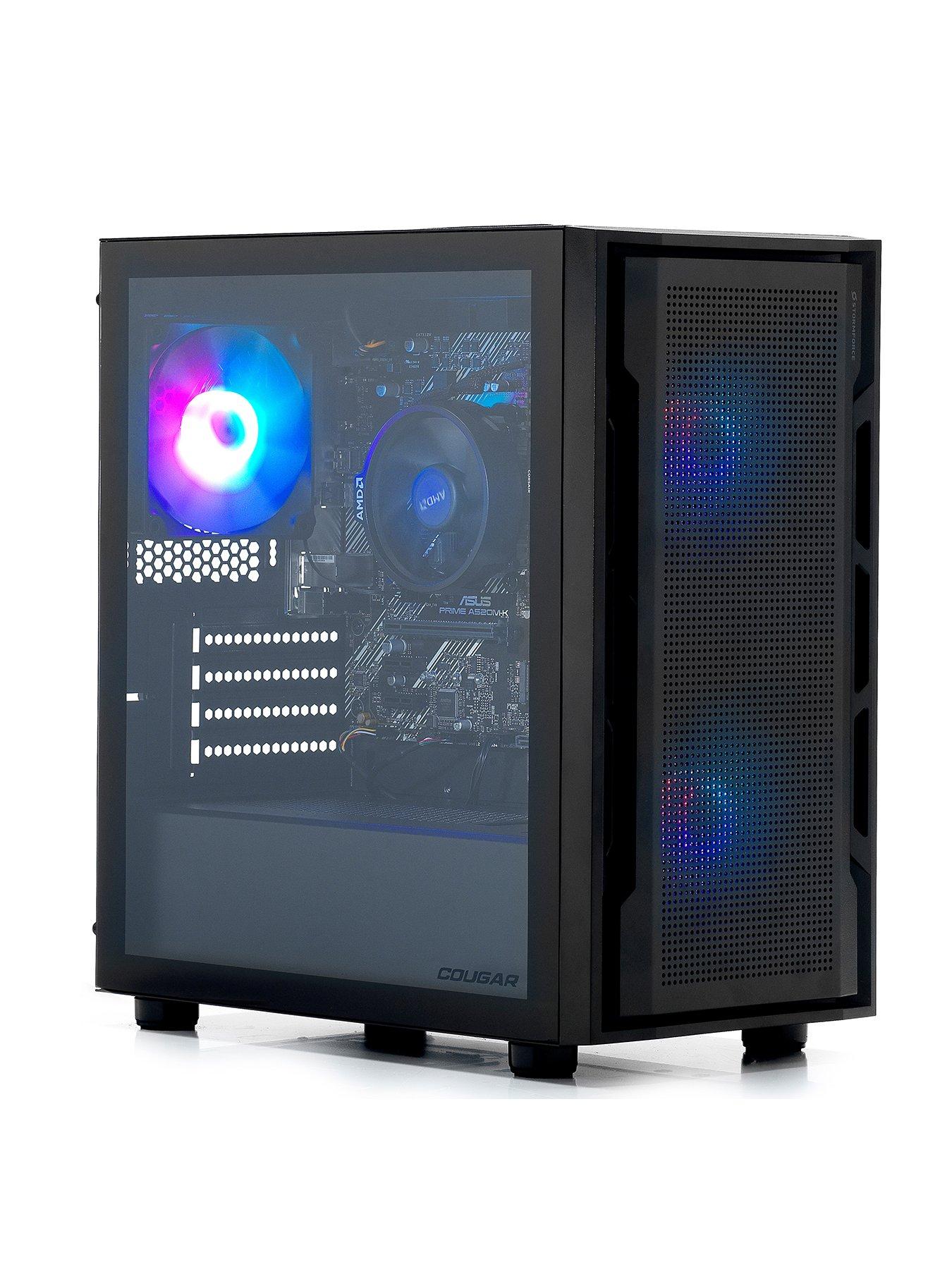 Stormforce Uniface Gaming Desktop Bundle - GeForce RTX 3050 - AMD Ryzen ...