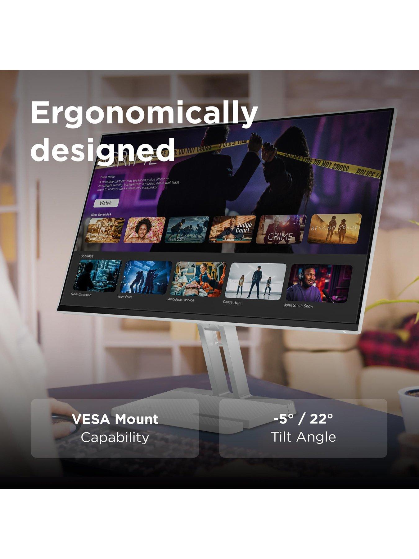 Lenovo L24i-4A 23.8in, FHD Monitor(1920 x 1080), 100Hz, IPS, VESA ...