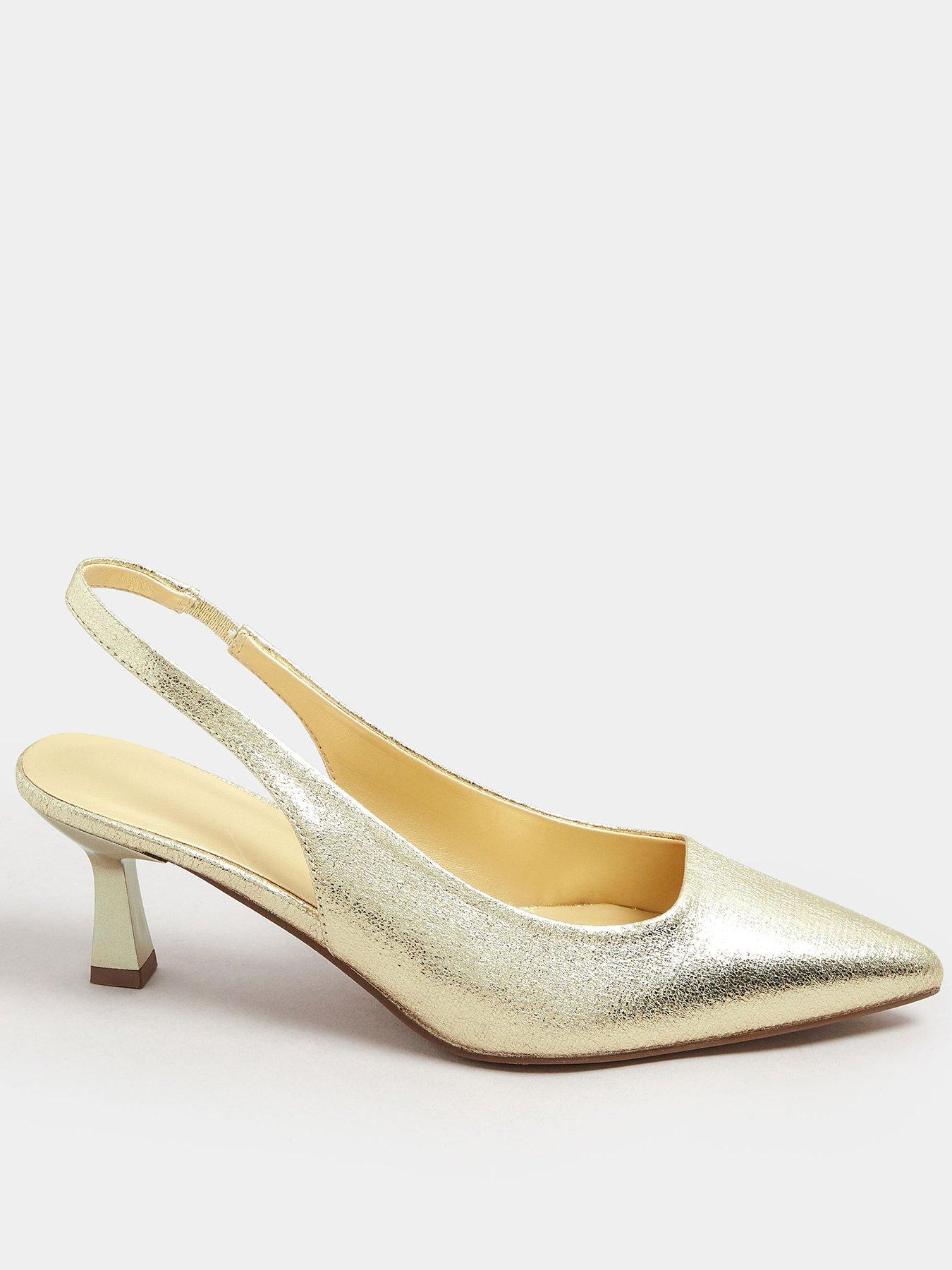 Yours Extra Wide Fit Slingback Heels | Very