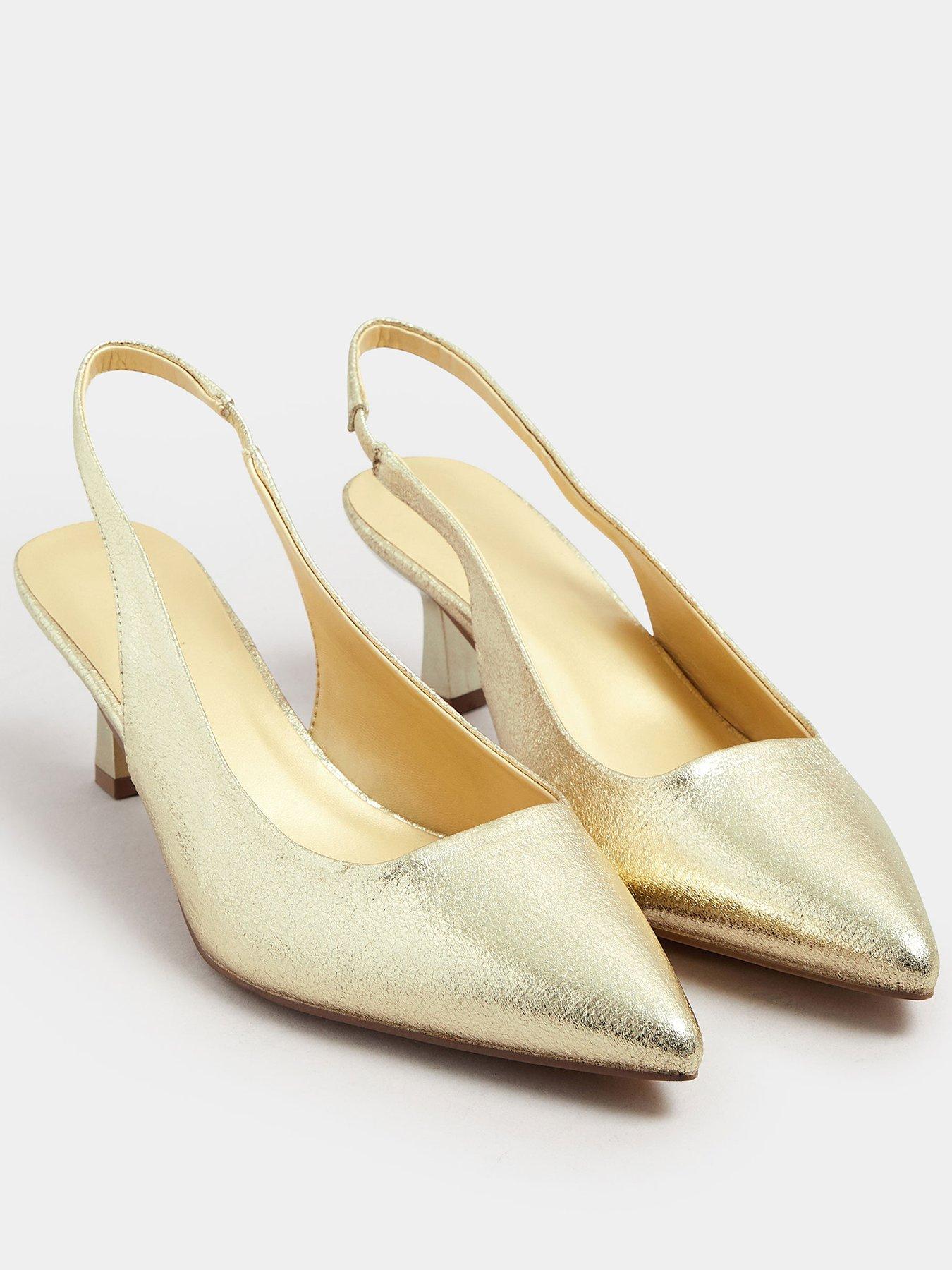 Yours Extra Wide Fit Slingback Heels | Very