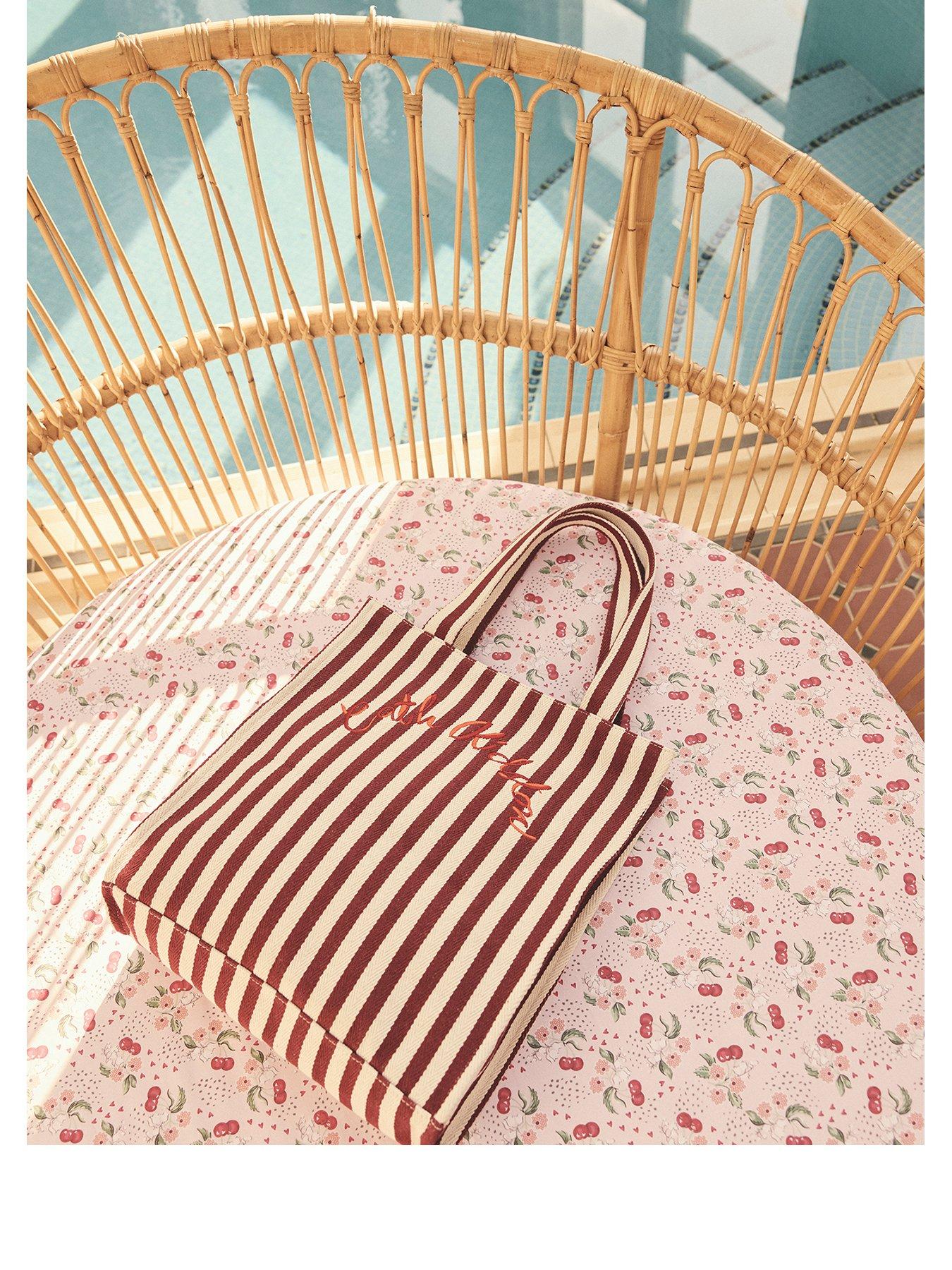 Cath Kidston Cherry Stripe Large Book Bag - Red | Very