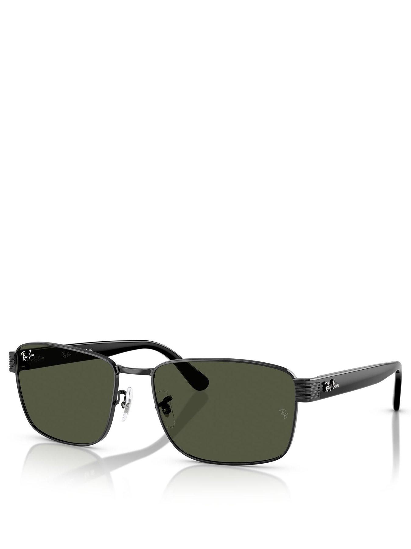 Ray-Ban RB3750 Square Sunglasses - Black | Very
