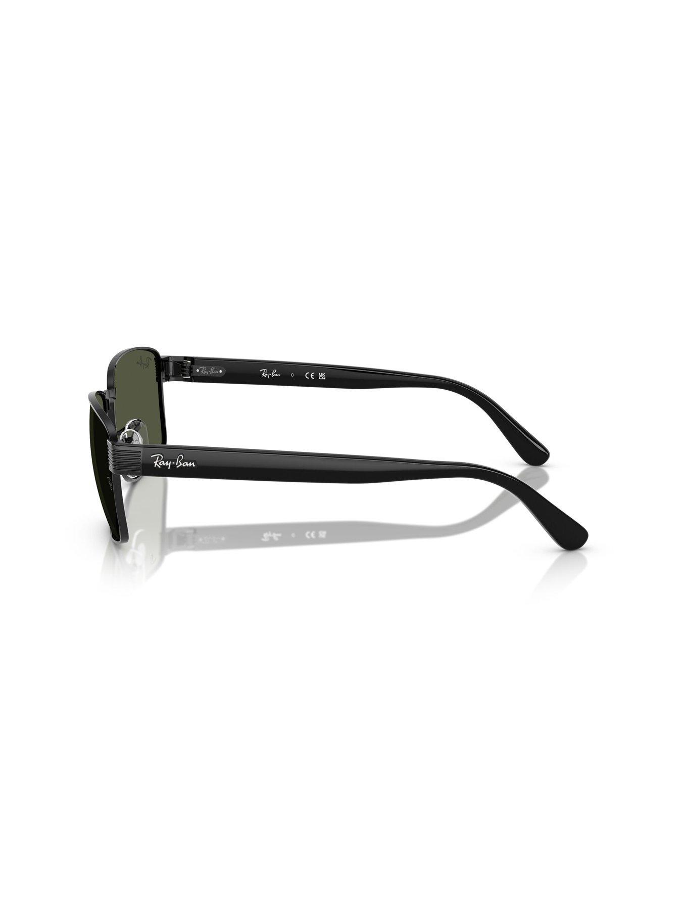 Ray-Ban RB3750 Square Sunglasses - Black | Very