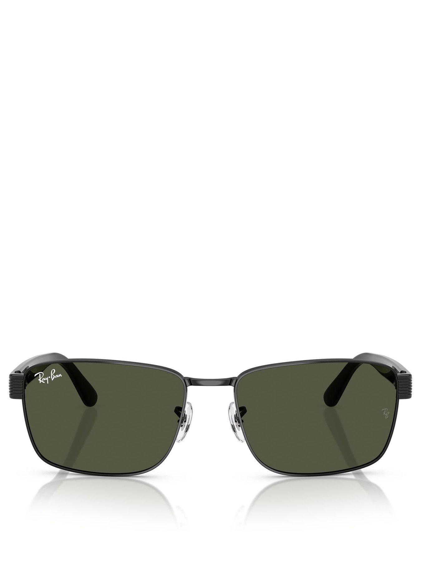 Ray-Ban RB3750 Square Sunglasses - Black | Very