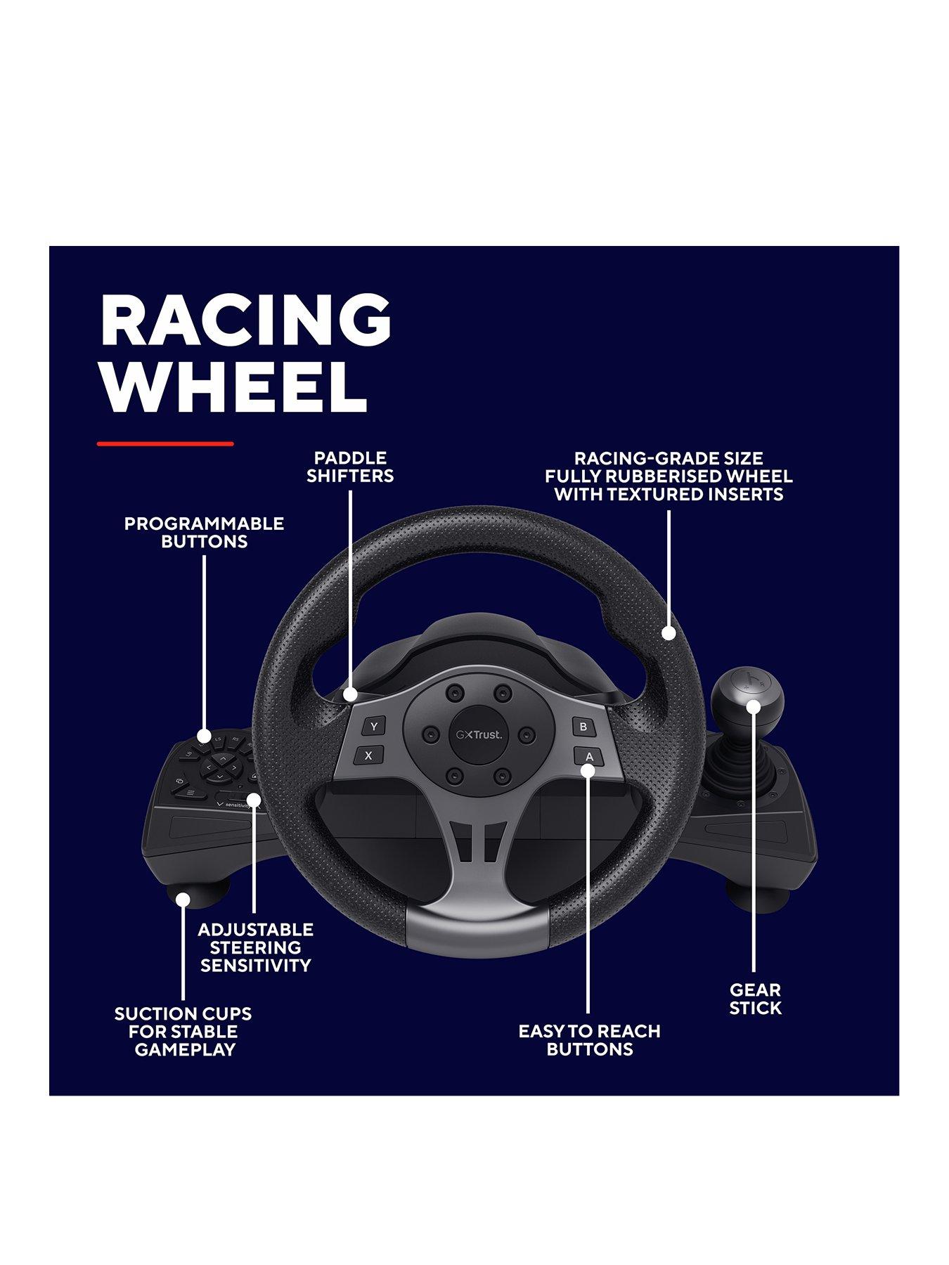 Trust GXT289 Trust Movi Racing Wheel for Xbox Series X/S, Nintendo ...