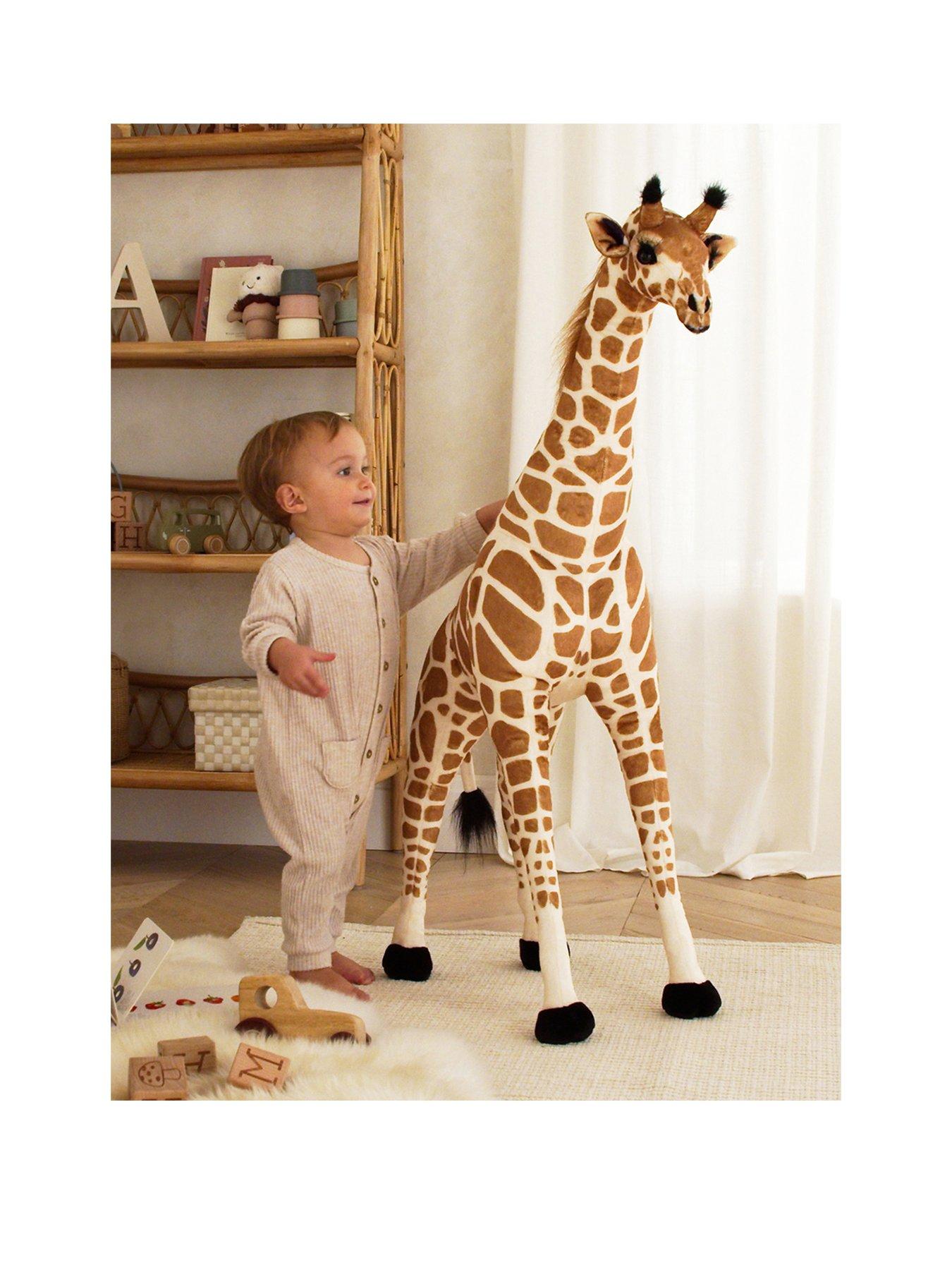 CuddleCo Small Standing Giraffe Stuffed Animal | Very