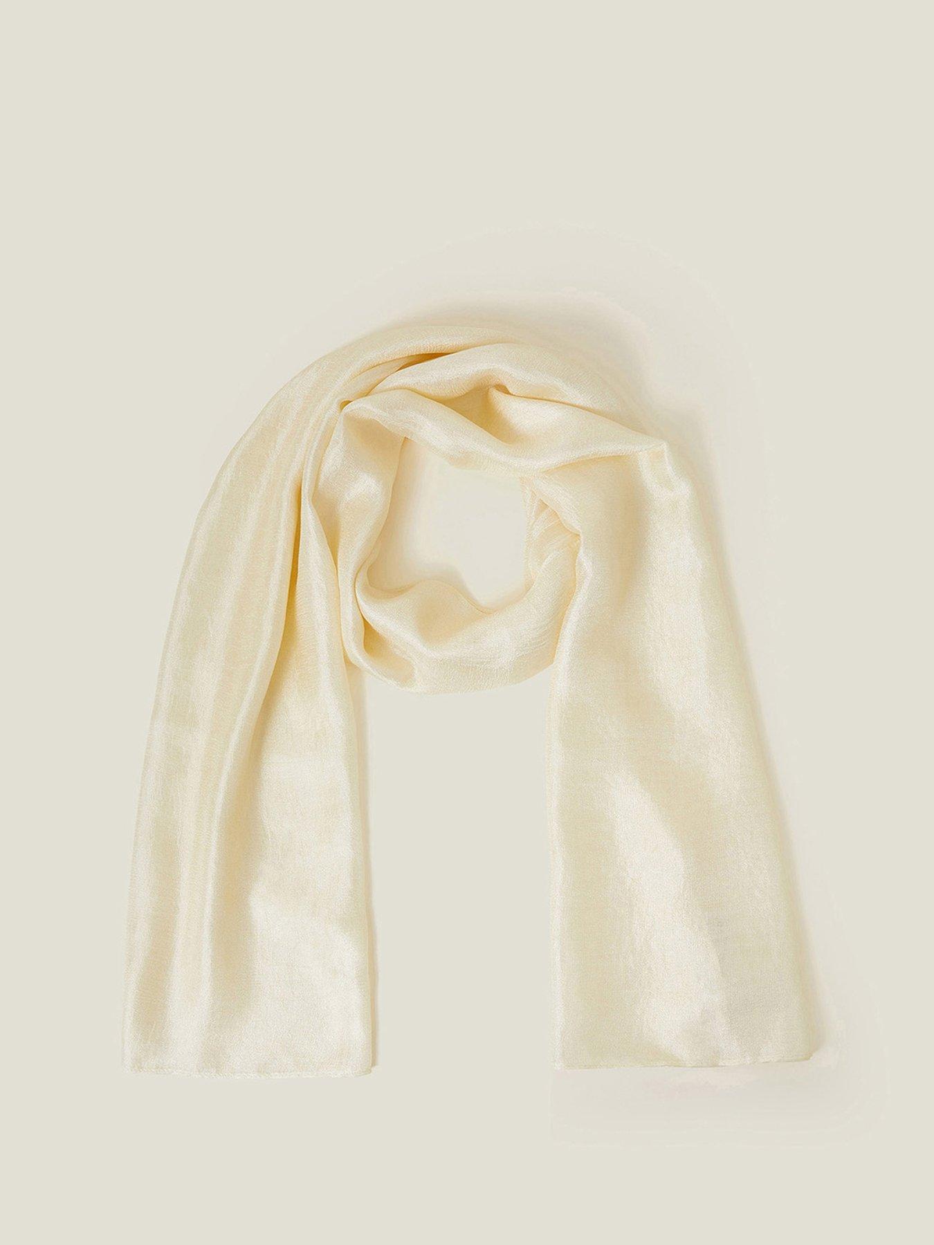 Accessorize Sammy Shimmer Scarf - Ivory | Very