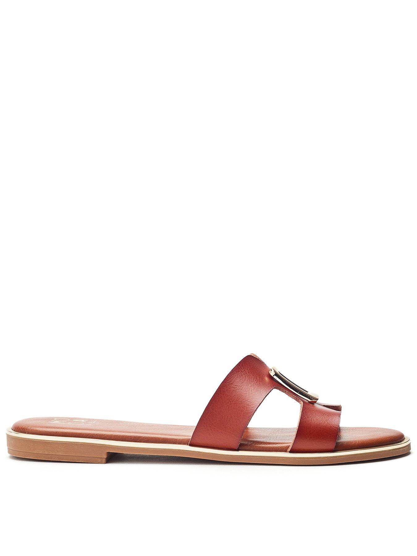 Moda In Pelle Jeanie Smart Sliders - Tan | Very